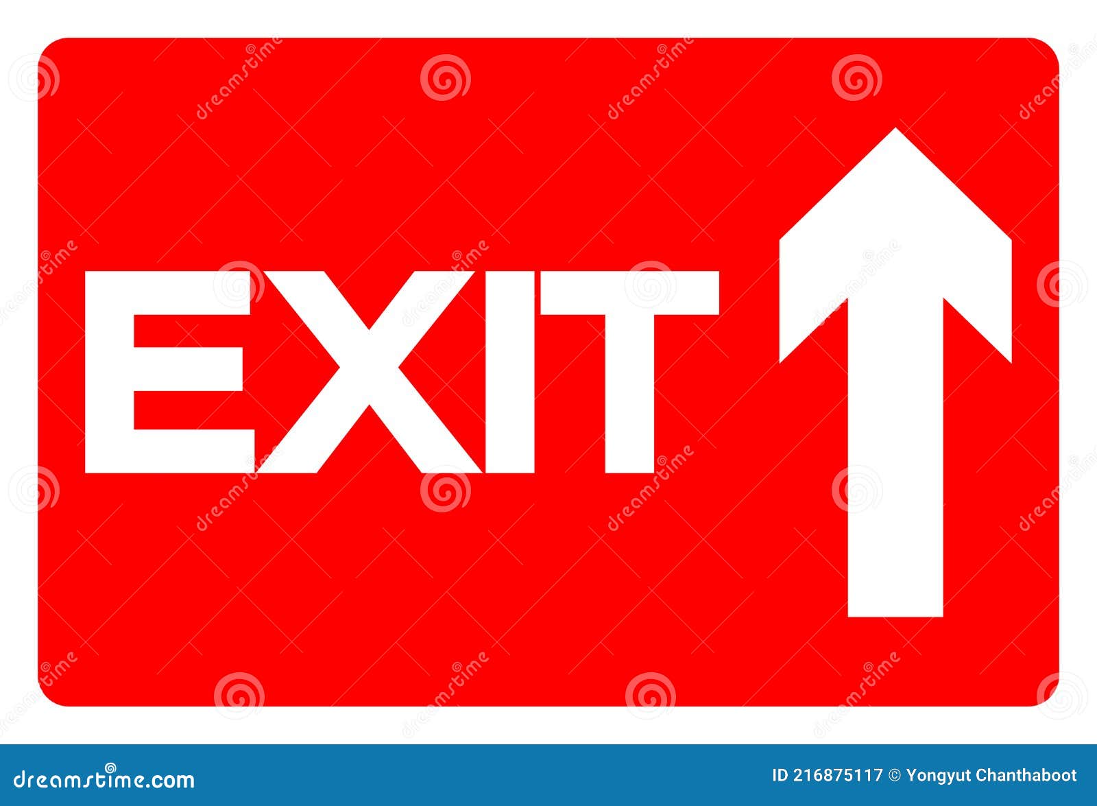 Exit Symbol Sign, Vector Illustration, Isolate on White Background ...