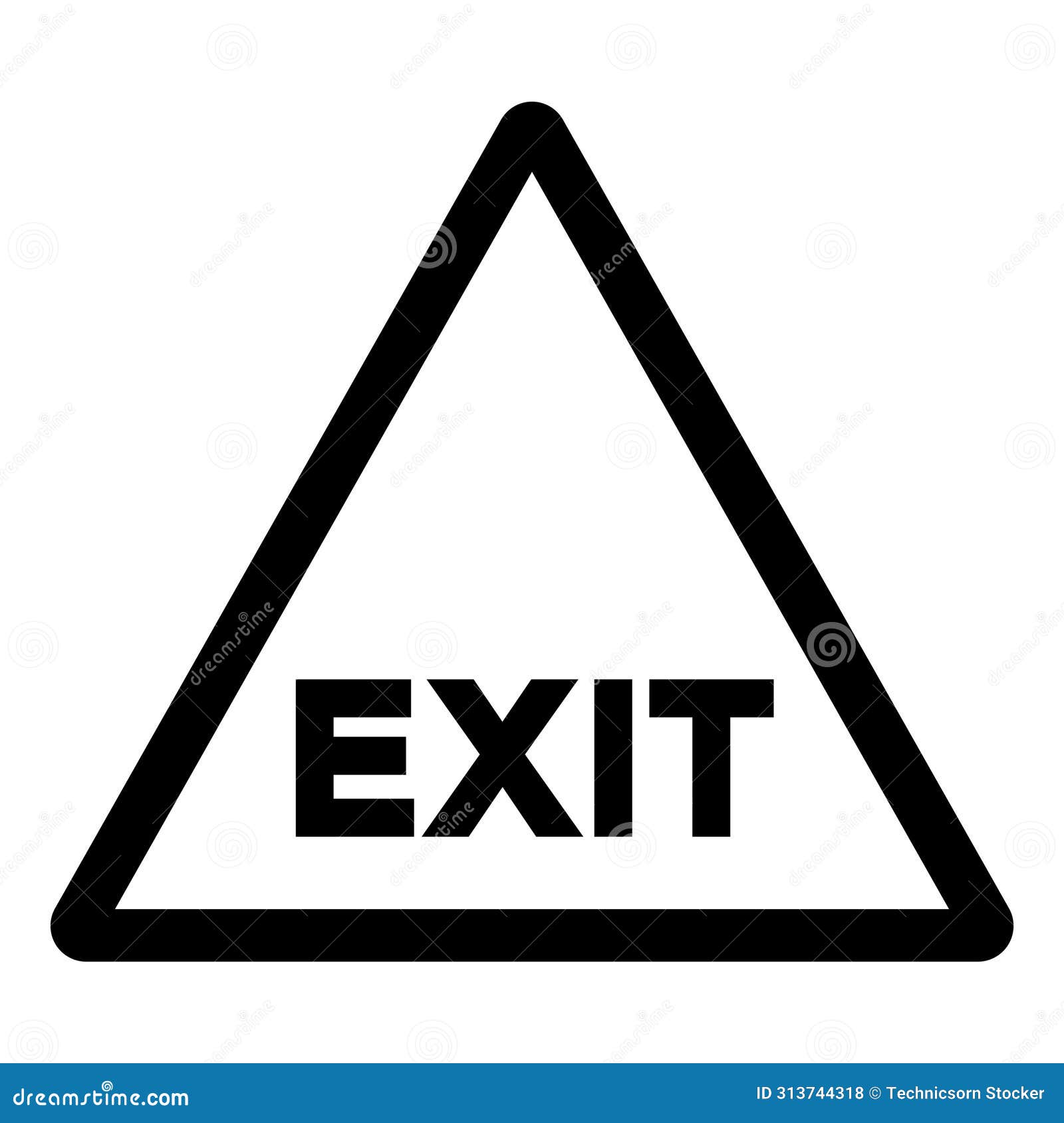 Exit Symbol Sign ,Vector Illustration, Isolate on White Background ...