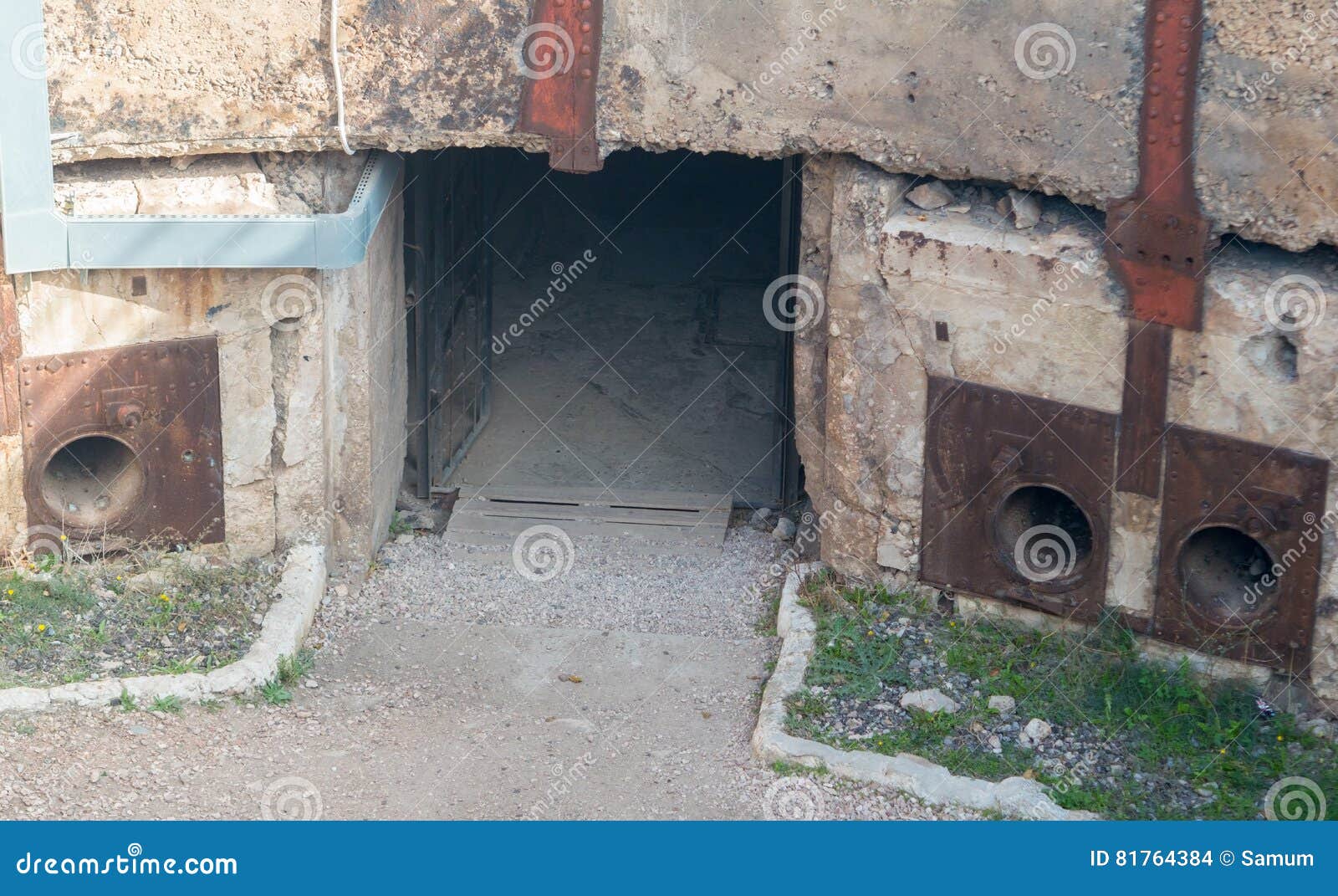 Exit the Underground Naval Museum Complex Stock Photo - Image of gate ...