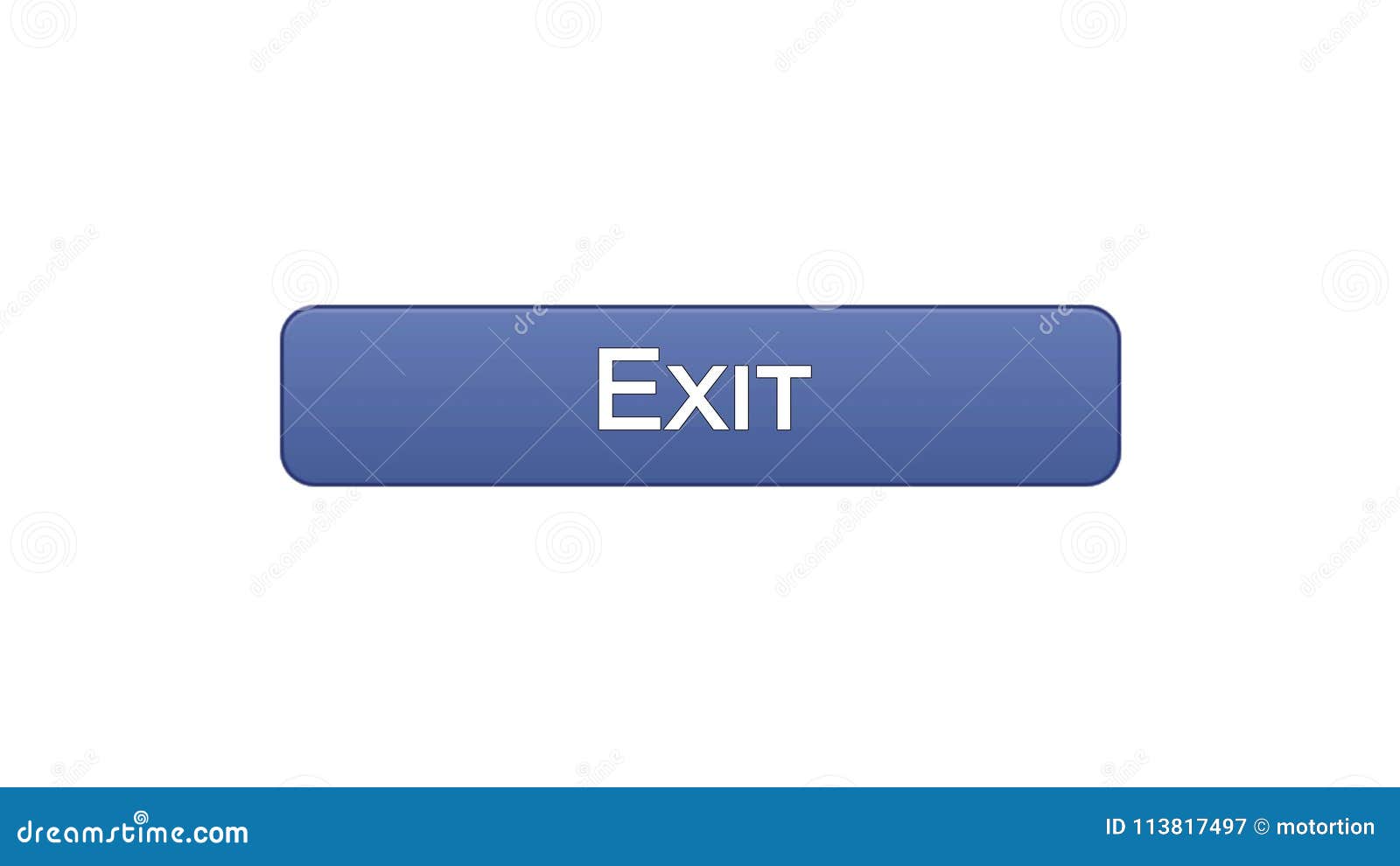 Exit Web Interface Button Violet Color Application Log Out Internet Design Stock Illustration