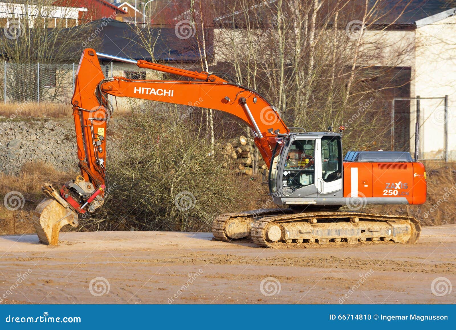 Exkavator redaktionelles bild. Bild von hochkonjunktur - 66714810