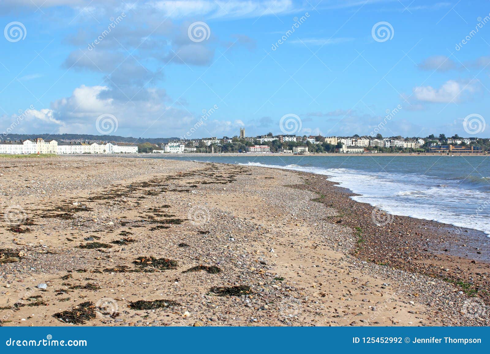 Dawlish Warren Beach, Devon Stock Photo - Image of wooden, coastal ...