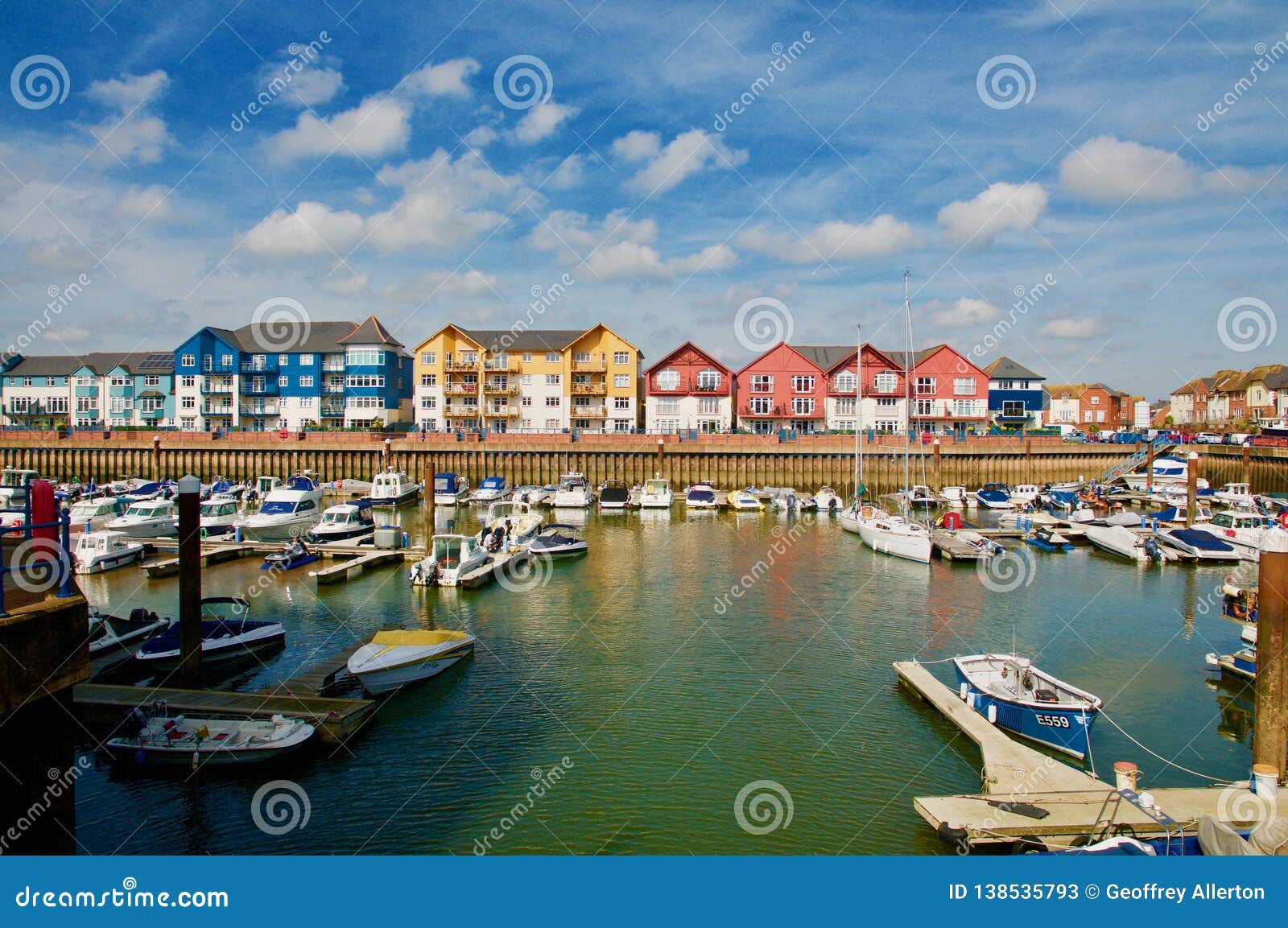 Wide view of the Harbour editorial stock photo. Image of close - 138535793
