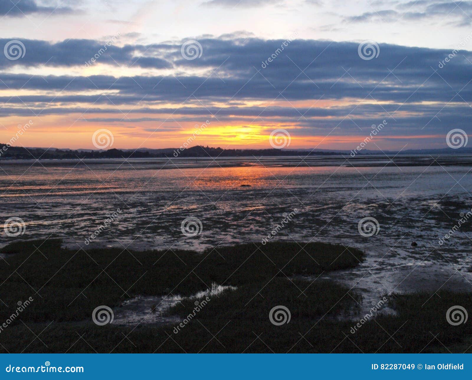 Exmouth Sunset by the Beach in Devon Stock Image - Image of harbour ...