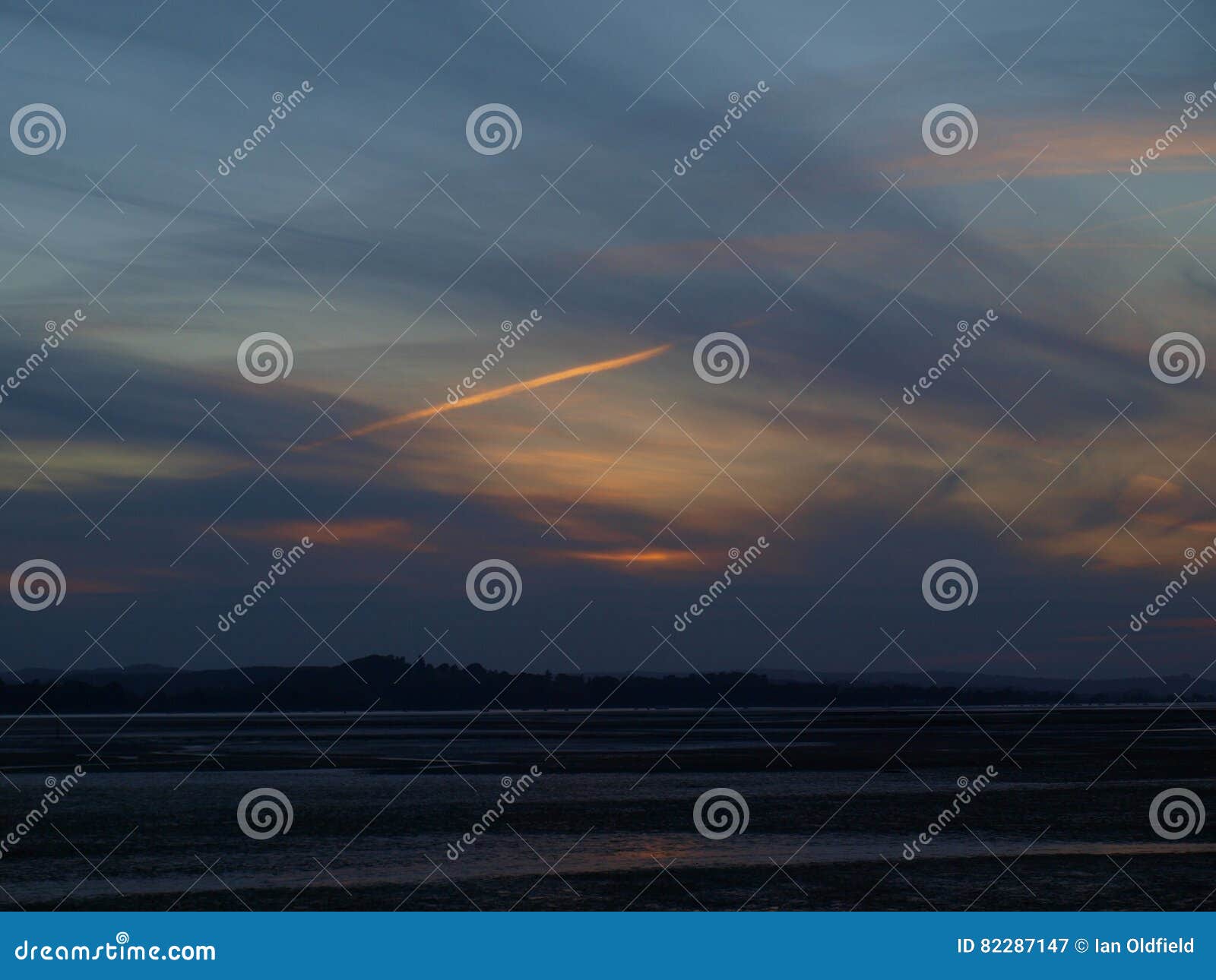 Exmouth Sunset by the Beach in Devon Stock Image - Image of reservoir ...