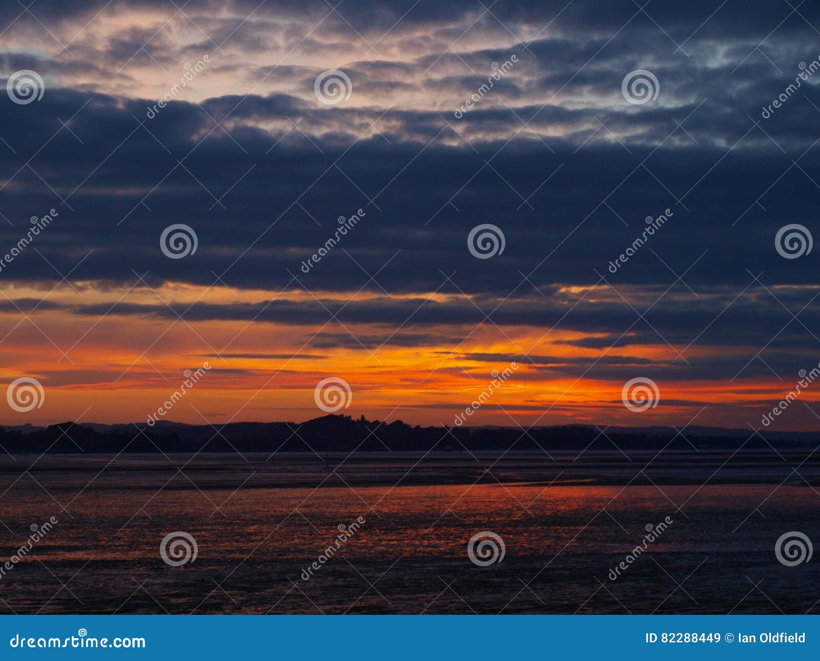 Exmouth Sunset by the Beach in Devon Stock Image - Image of sunset ...