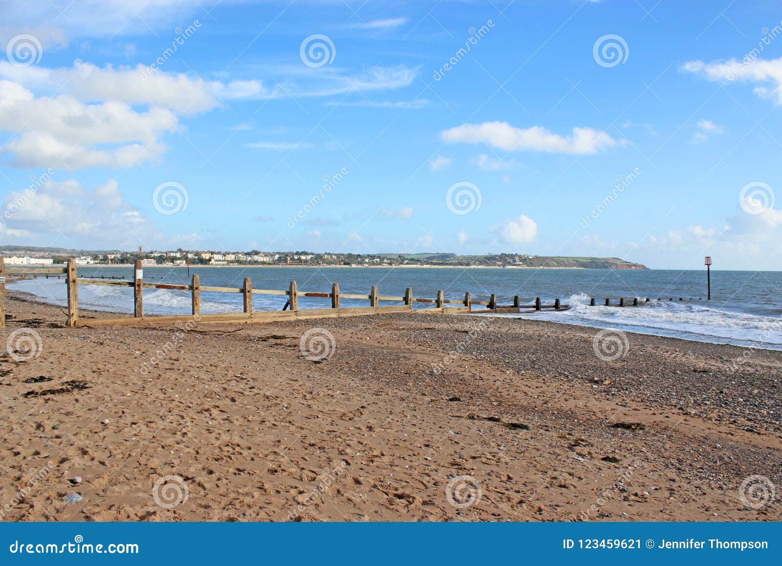 Dawlish Warren Beach, Devon Stock Image - Image of water, planks: 123459621