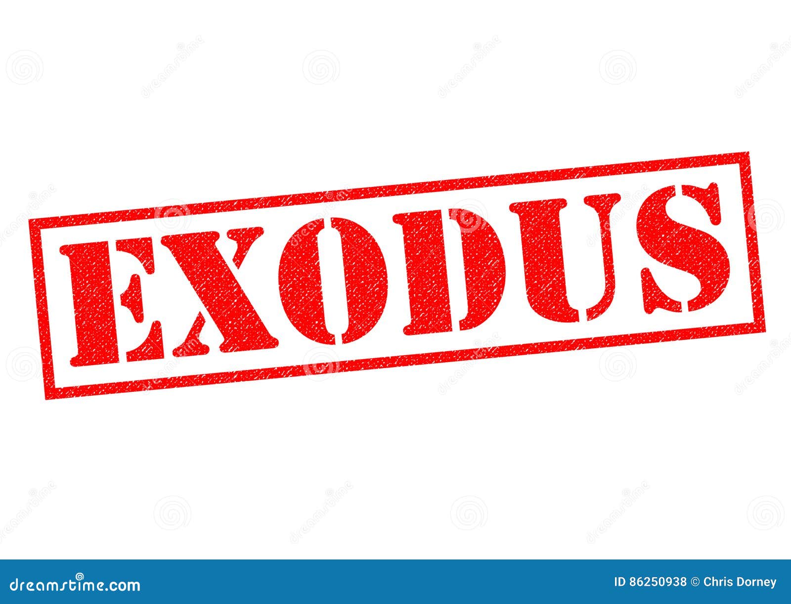 EXODUS stock illustration. Illustration of retreated - 86250938
