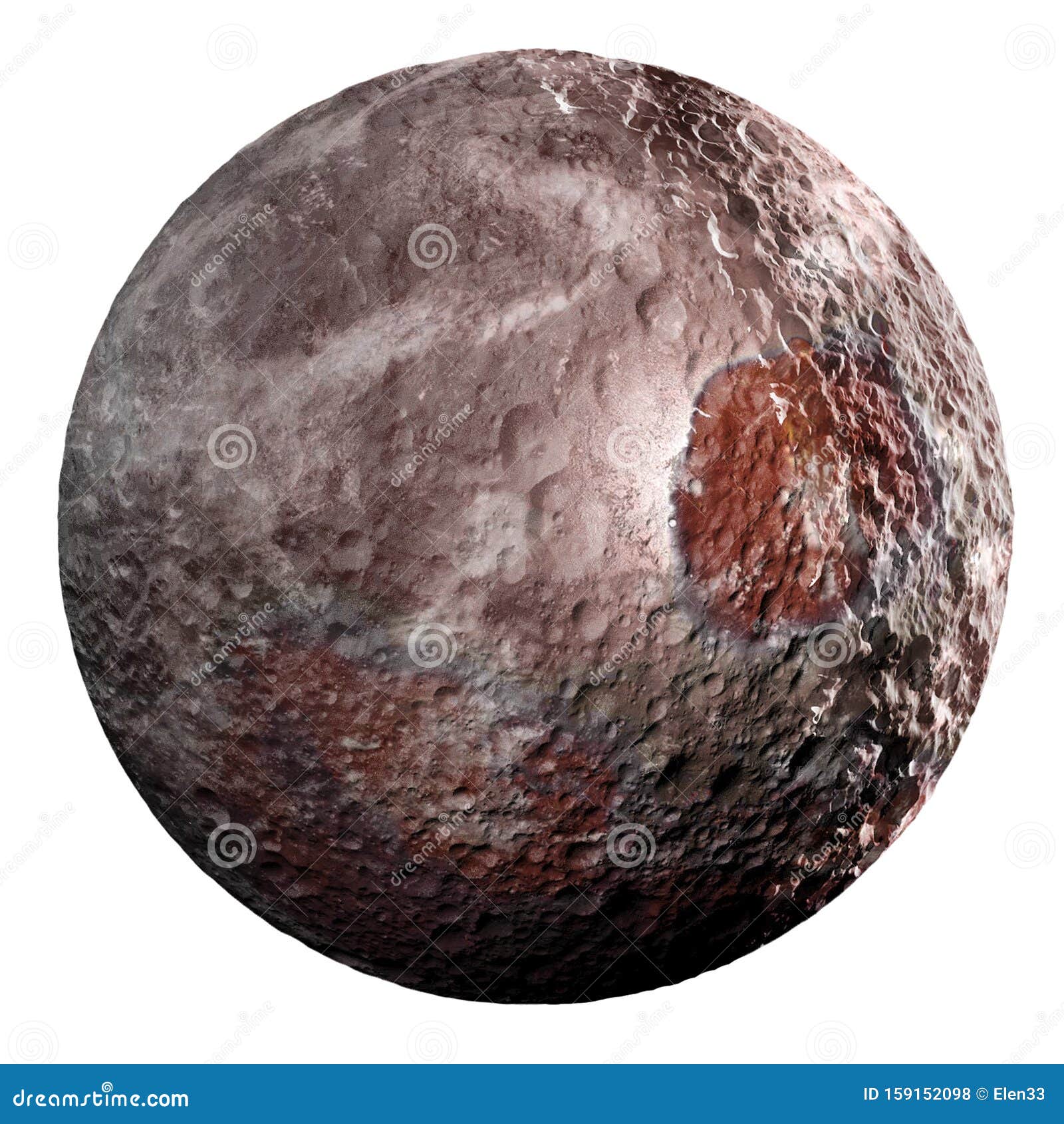 Exoplanet Isolated On White Background, Collage. Royalty-Free Stock ...