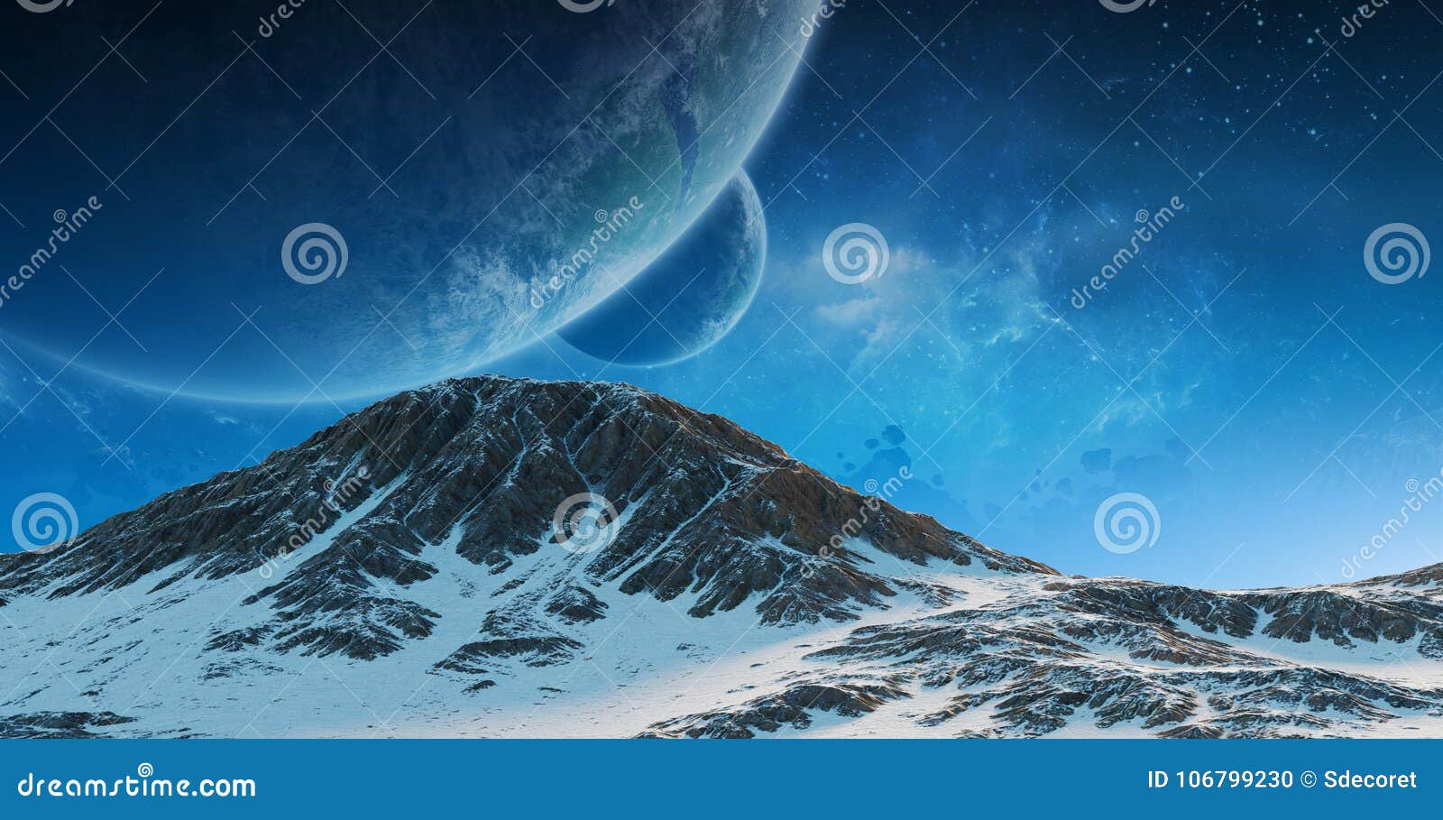 Exoplanets in Space 3D Rendering Elements of this Image Furnished by ...