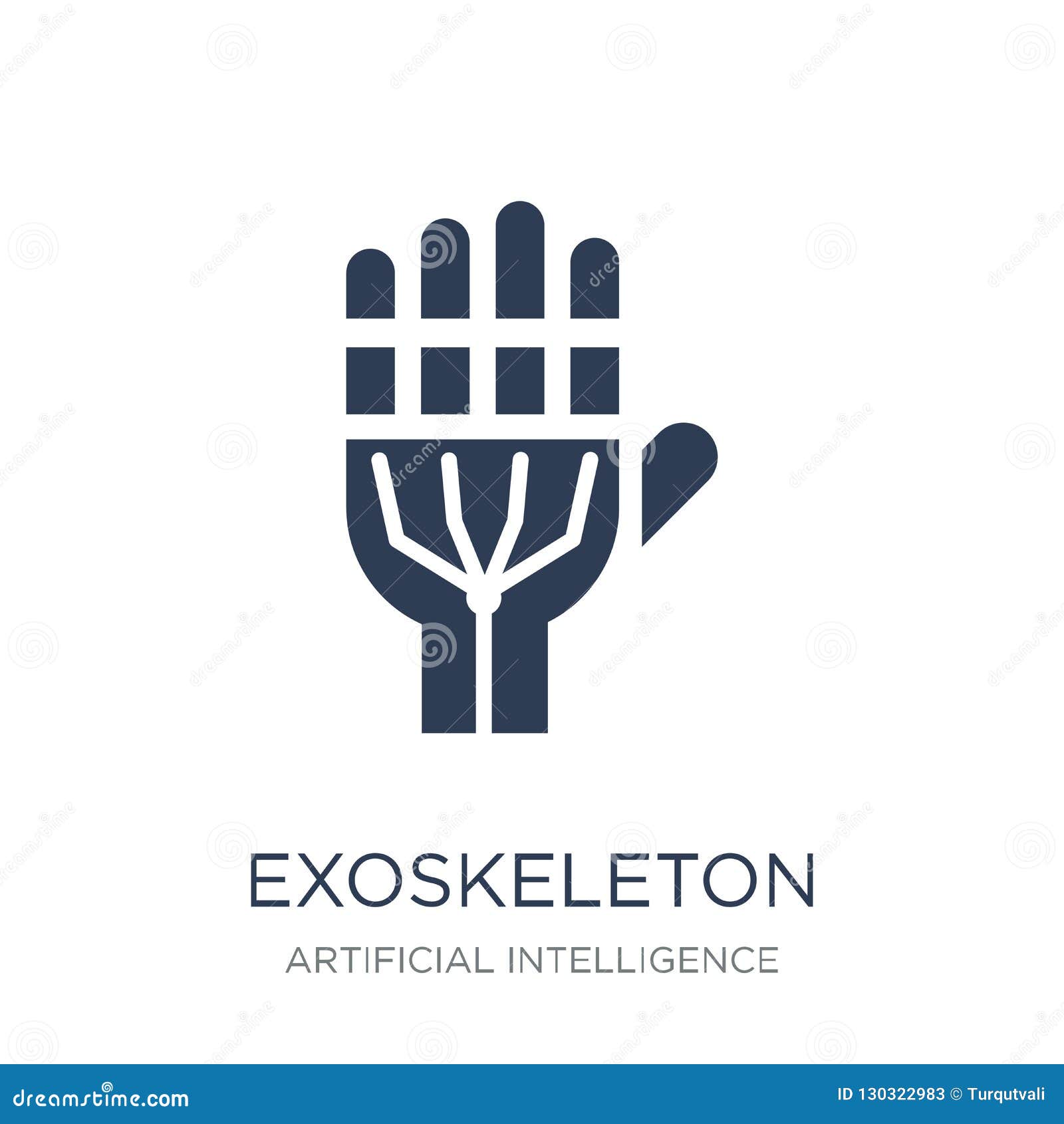 Exoskeleton Icon. Trendy Flat Vector Exoskeleton Icon on White B Stock ...