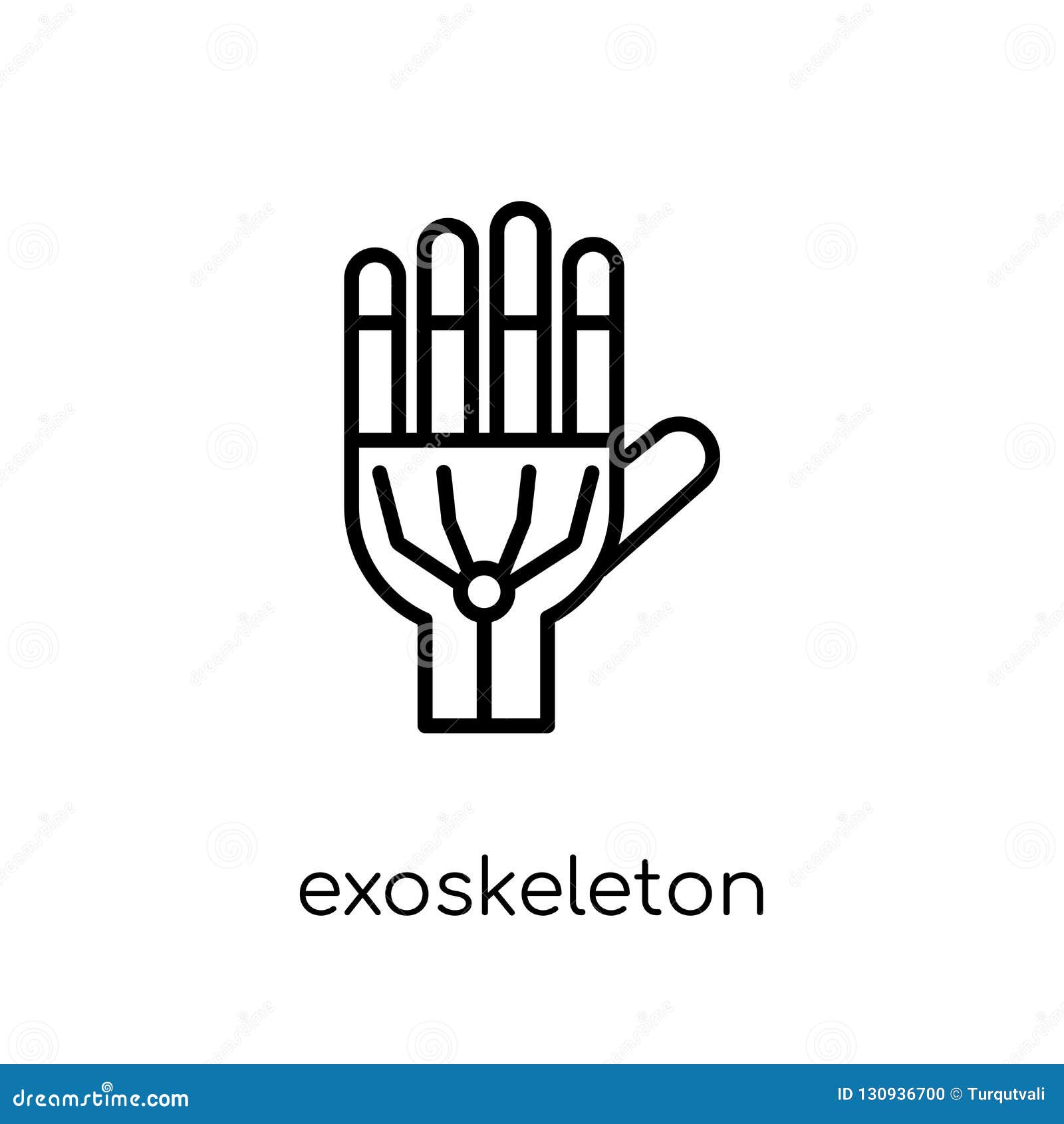 Exoskeleton Icon. Monochrome Simple Smart Technology Icon For Templates ...