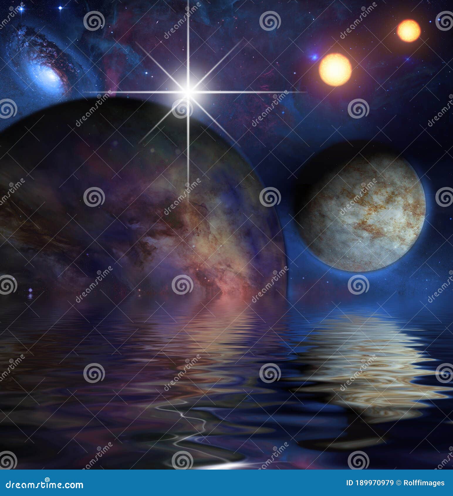 Exosolar Planets stock illustration. Illustration of background - 189970979