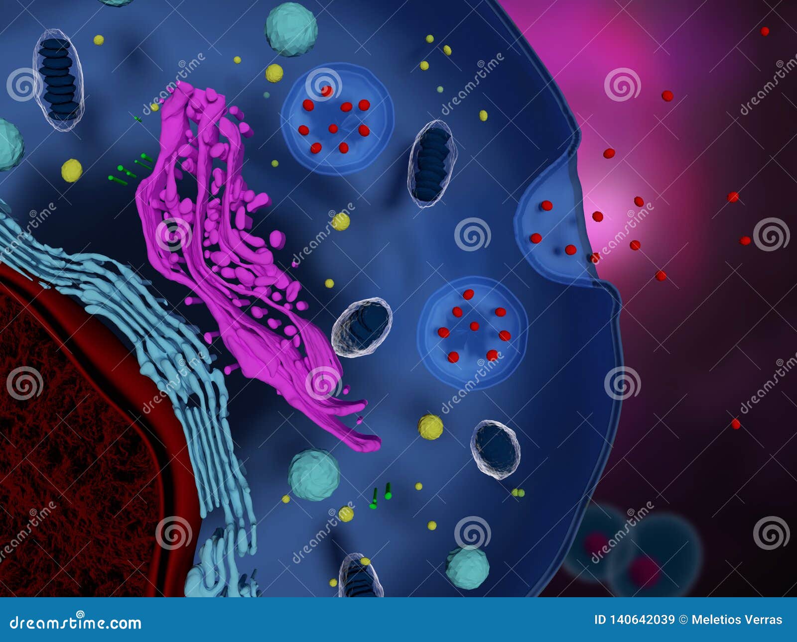 Exosomes stock illustration. Illustration of pharmaceutical - 140642039