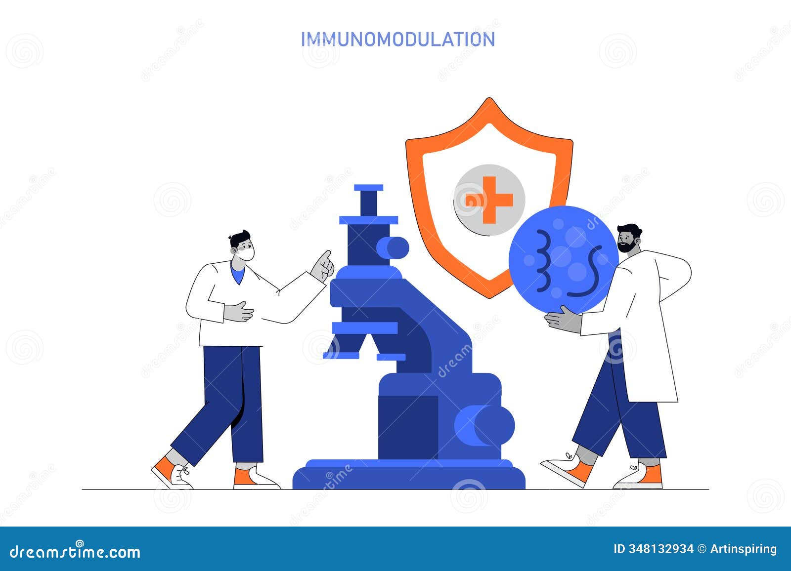 Exosomes. Flat Vector Illustration | CartoonDealer.com #350088054
