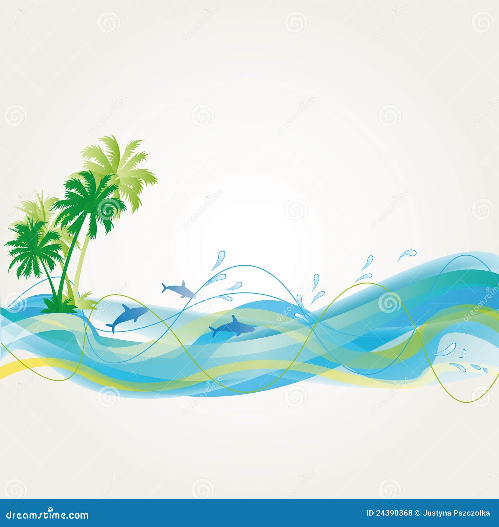 Exotic background stock vector. Illustration of sunlight - 24390368