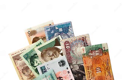 Exotic Banknotes stock photo. Image of denomination, commercial - 6871208