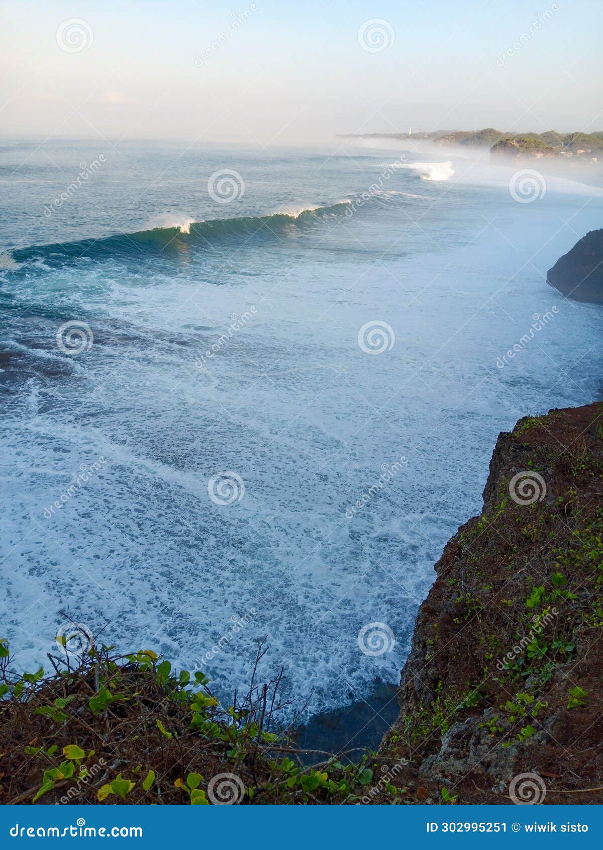 Exotic Beaches on the Edge of the Indian Ocean Stock Image - Image of ...