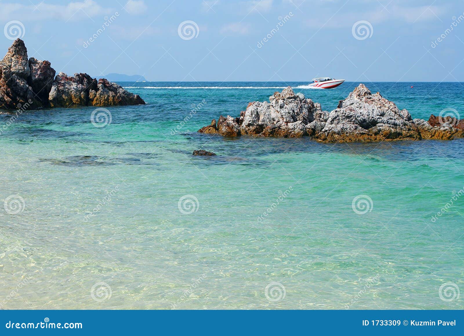 Exotic Coast of Siam Bay on Thai Island Stock Image - Image of salt ...