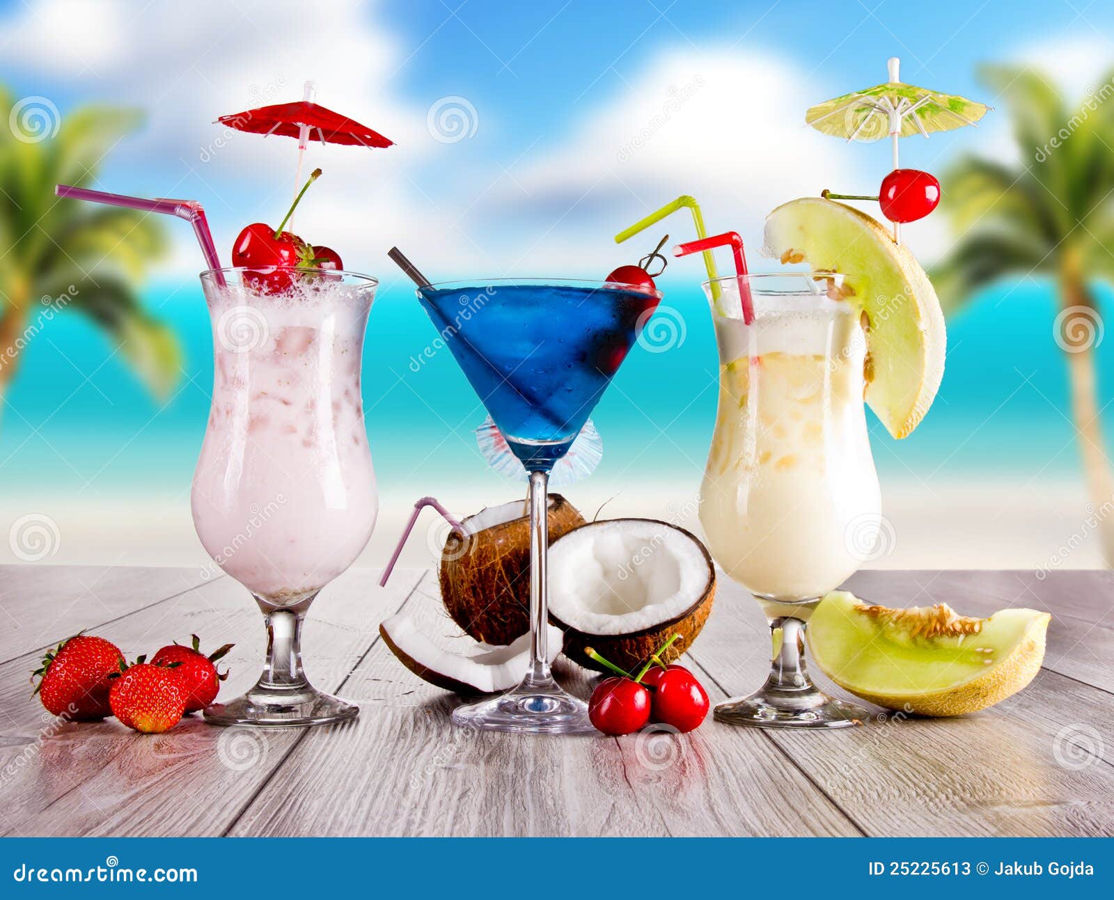 Exotic cocktails stock image. Image of pina, cocktail - 25225613