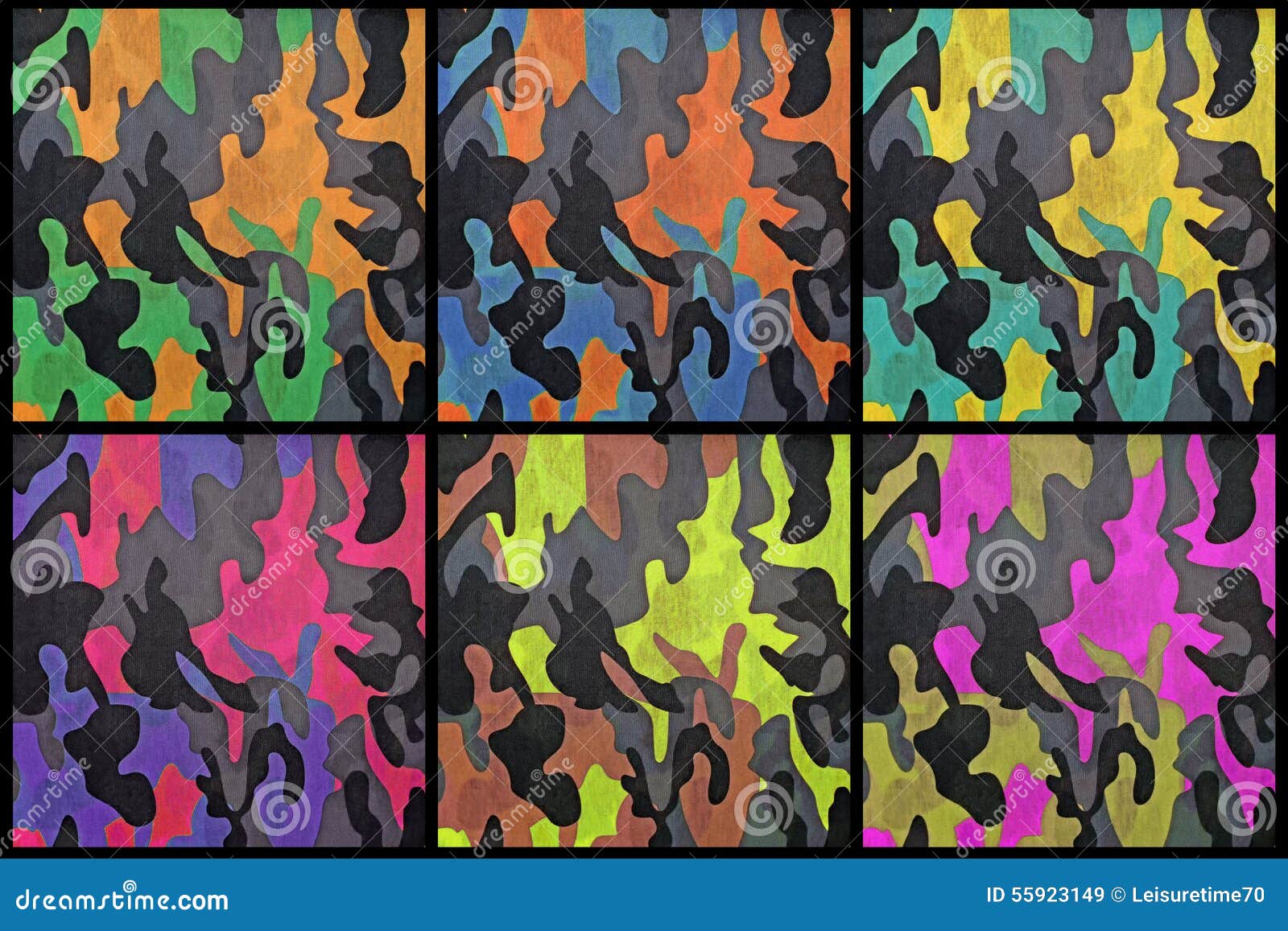 Exotic Color Camouflage As Background Stock Image - Image of commando ...