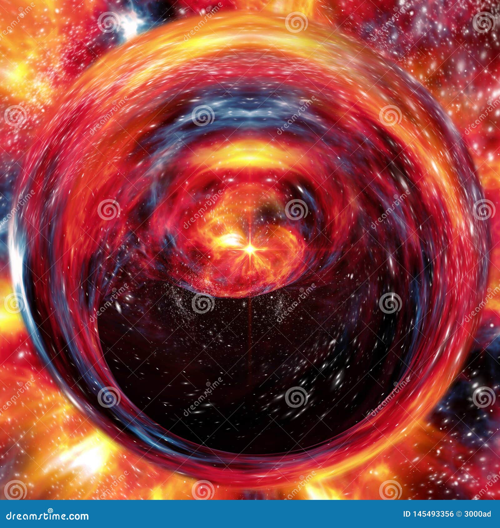 Exotic Deep Space Formation Abstract Stock Illustration - Illustration ...