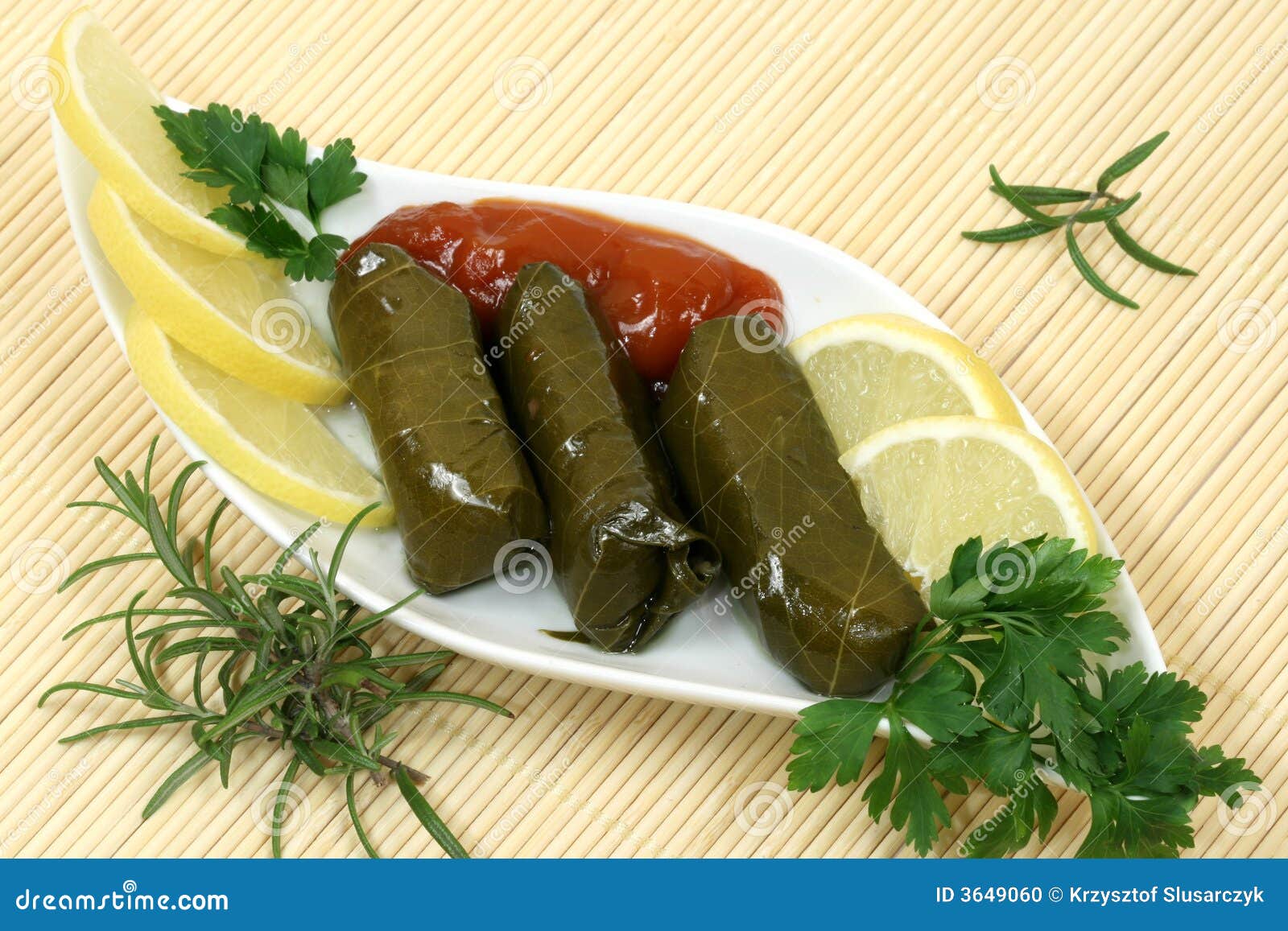 Exotic dolmadakias stock photo. Image of turkish, greece - 3649060