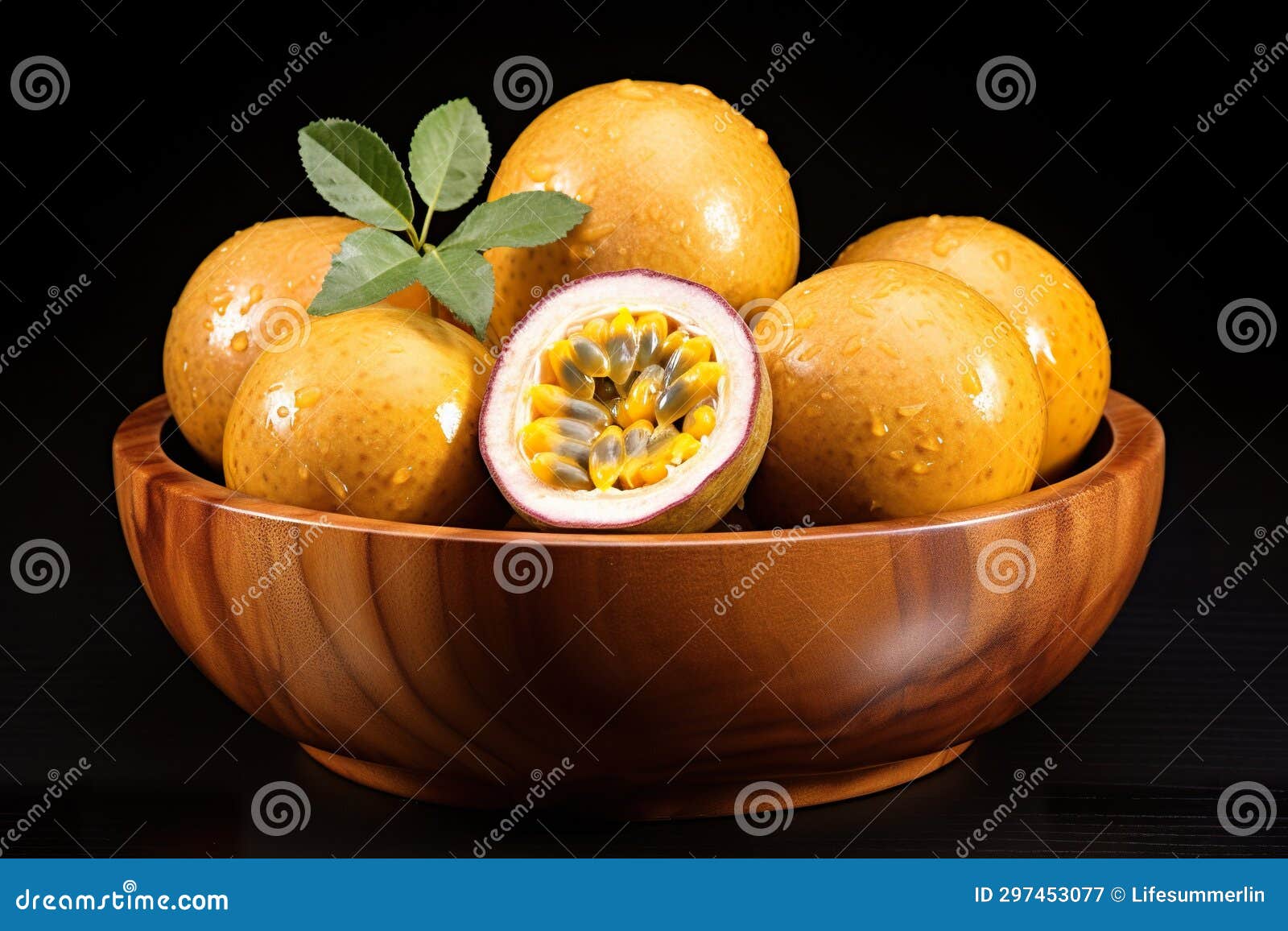 Exotic Elegance: Passion Fruit Delight Stock Image - Image of healthy ...