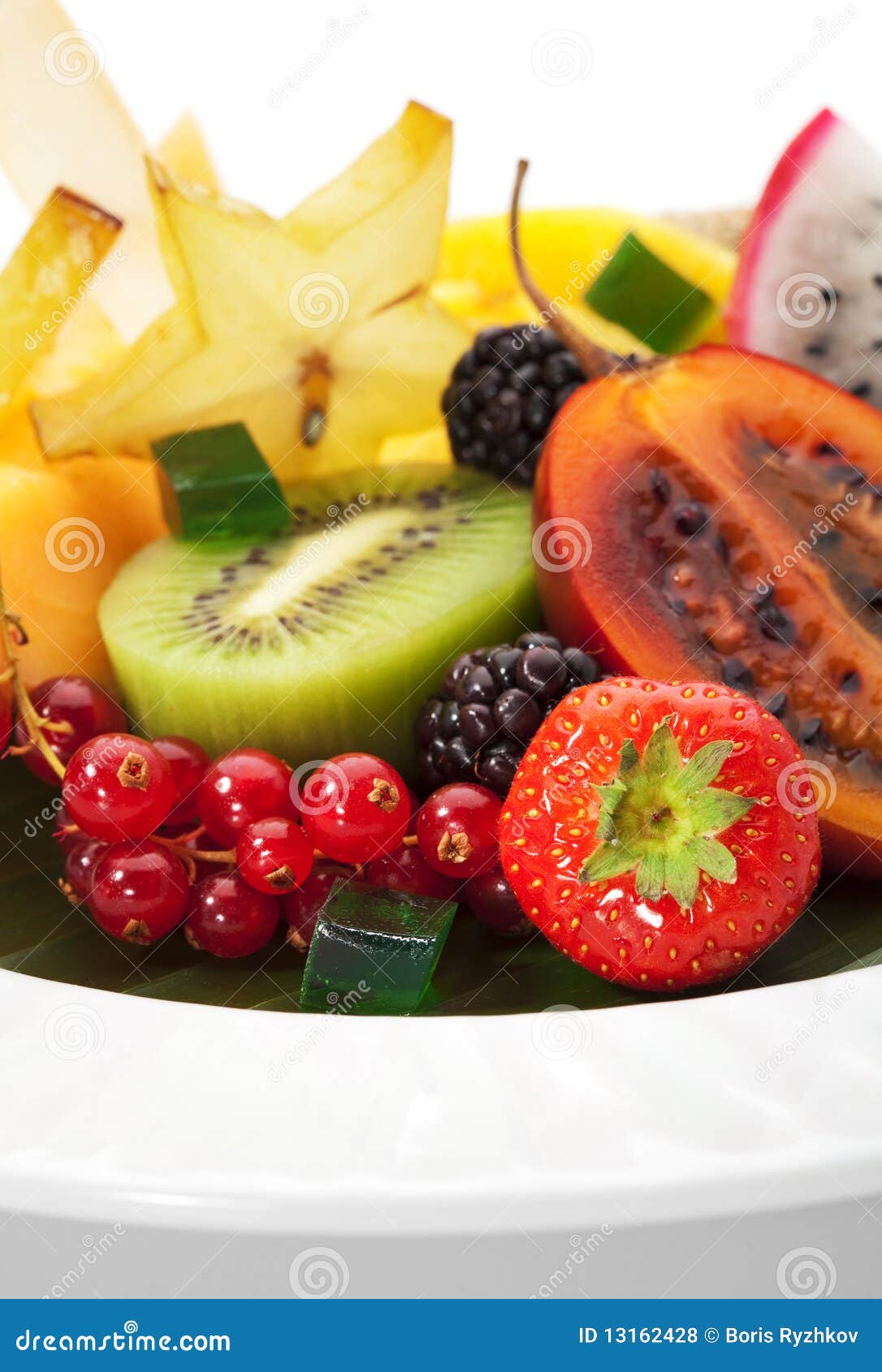 Exotic Fruit Dish stock photo. Image of green, bowl, berry - 13162428