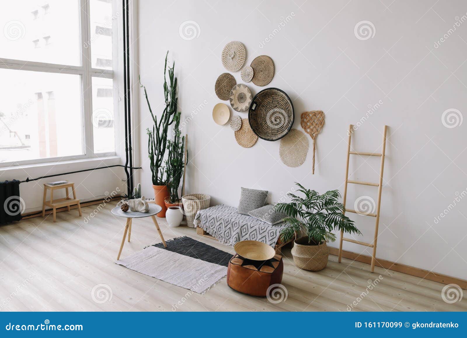Exotic Interior. Interior Design Elements. Flat Lay, Top View Stock ...