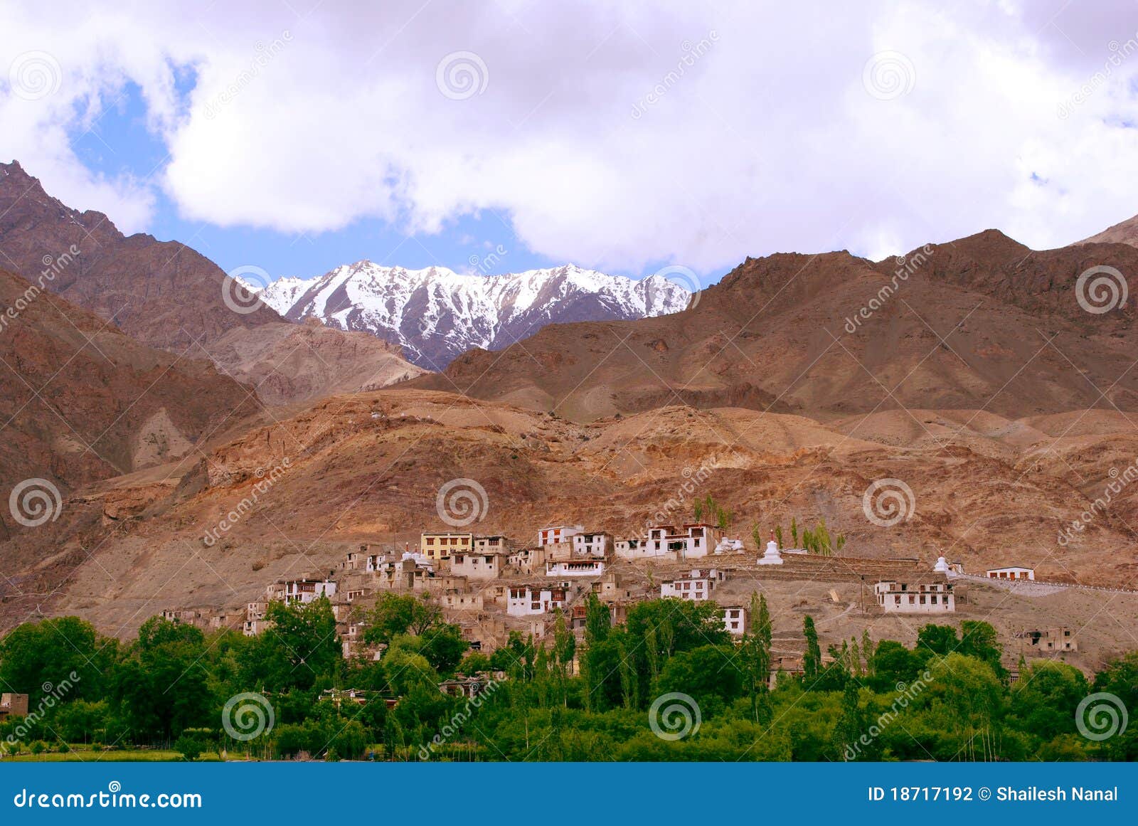 Exotic Ladakh Mountain Landscape Stock Photo - Image of scene, classic ...