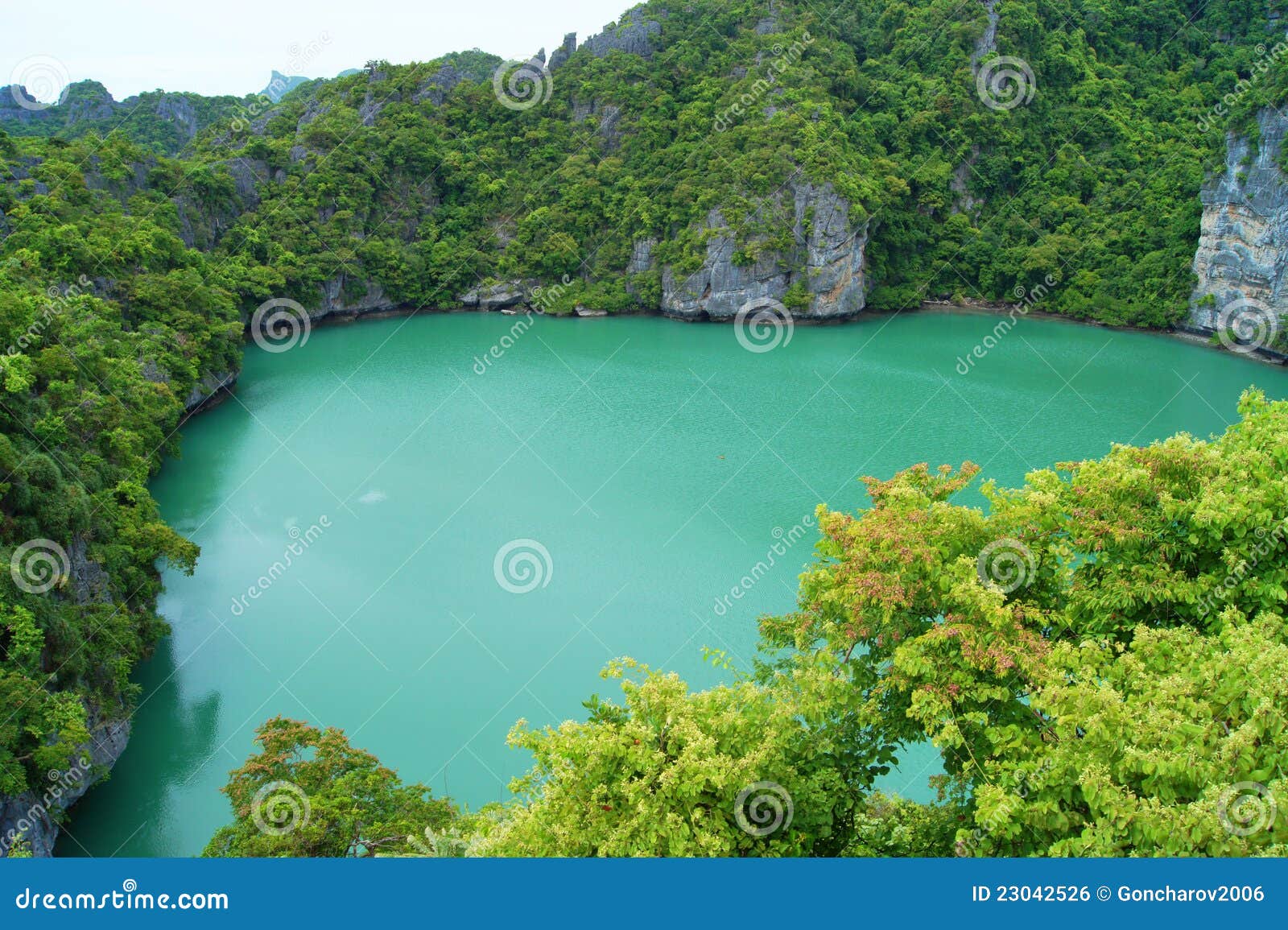 Exotic Lake stock photo. Image of saltwater, cliffs, island - 23042526