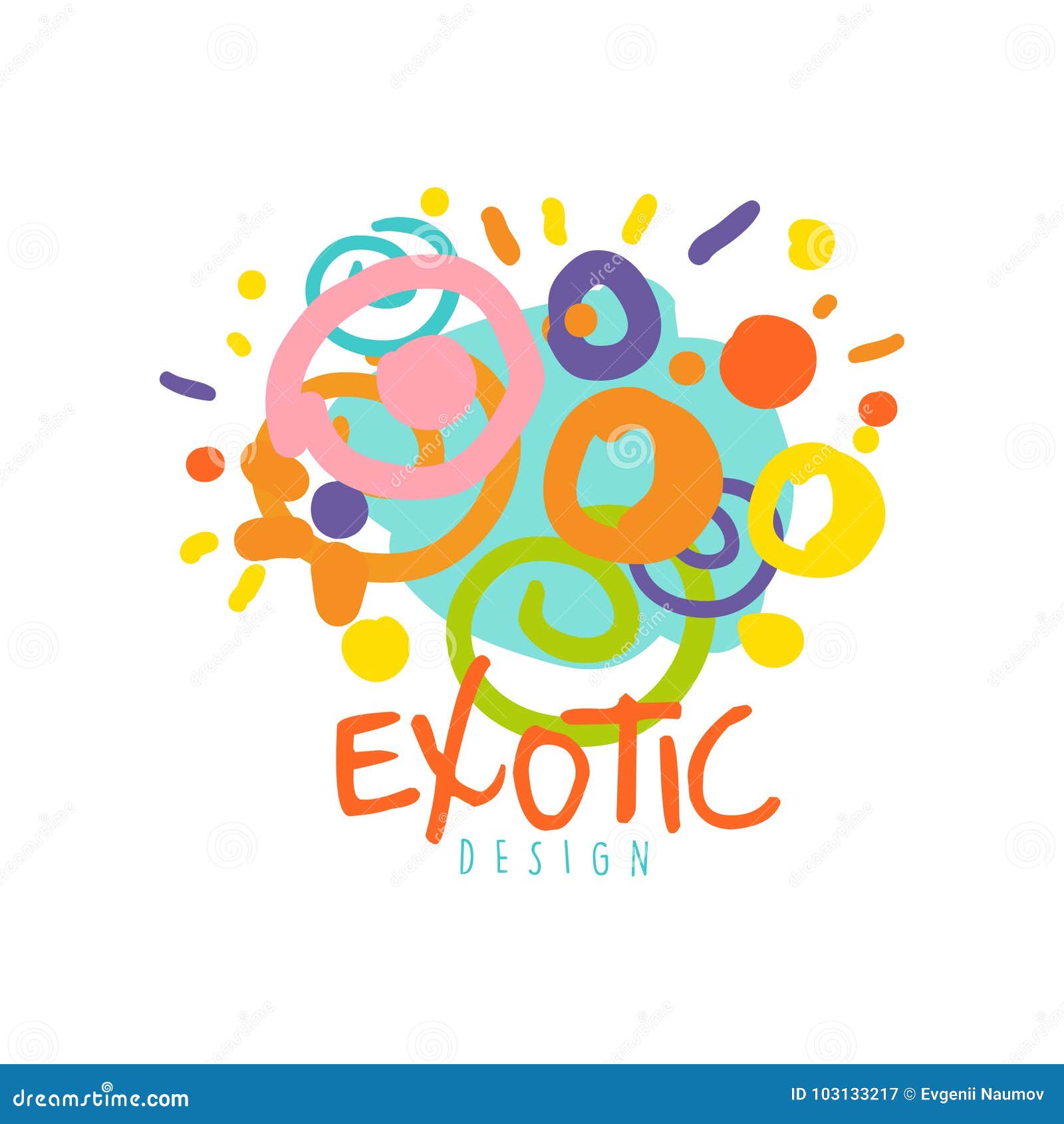 Exotic Logo Design Template Tour Operator Stock Vector - Illustration ...