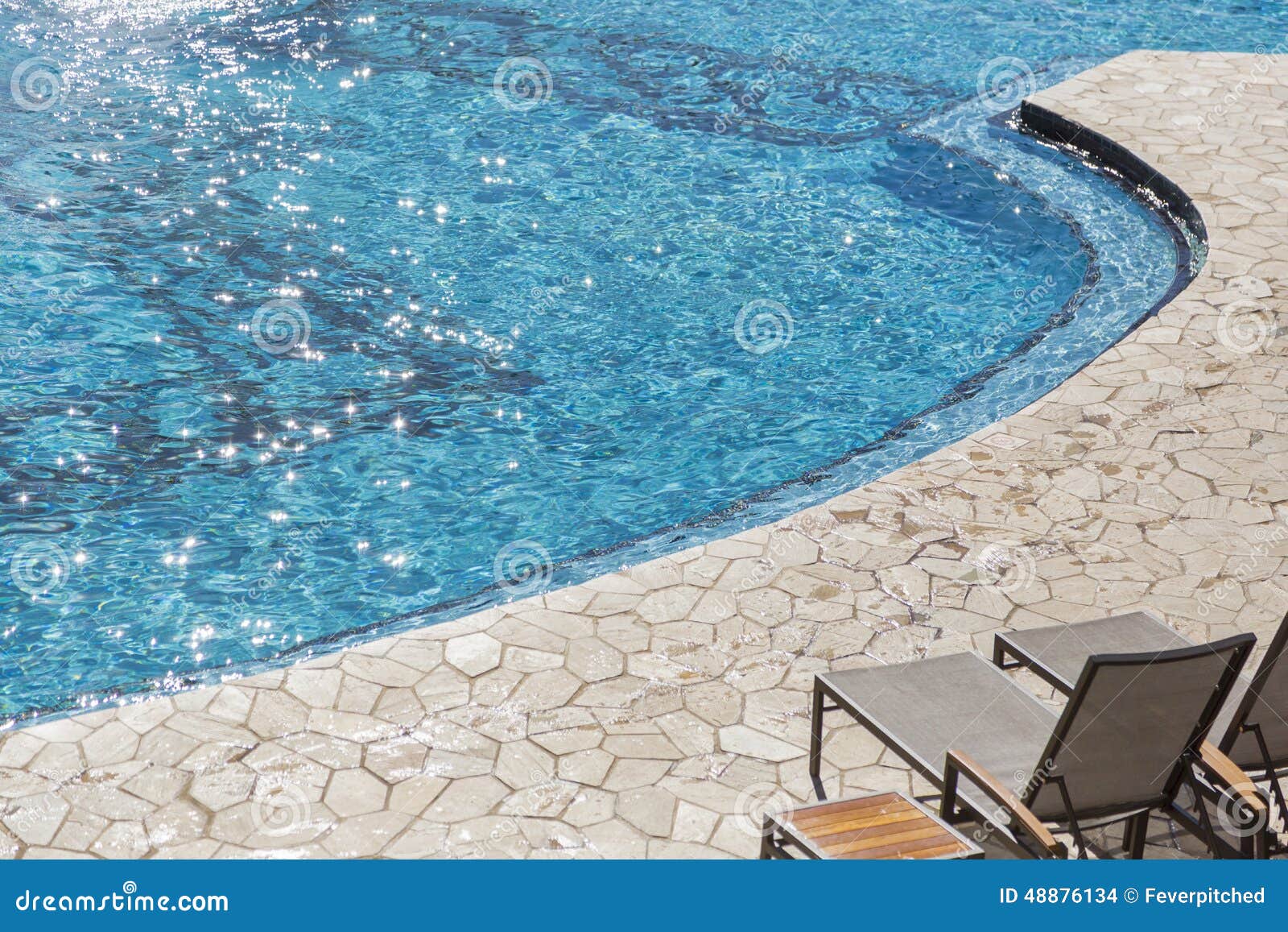 Exotic Luxury Swimming Pool Abstract Stock Photo - Image of clean ...