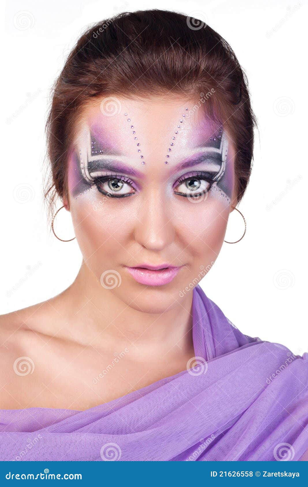 Exotic makeup stock photo. Image of luxury, extravagant - 21626558