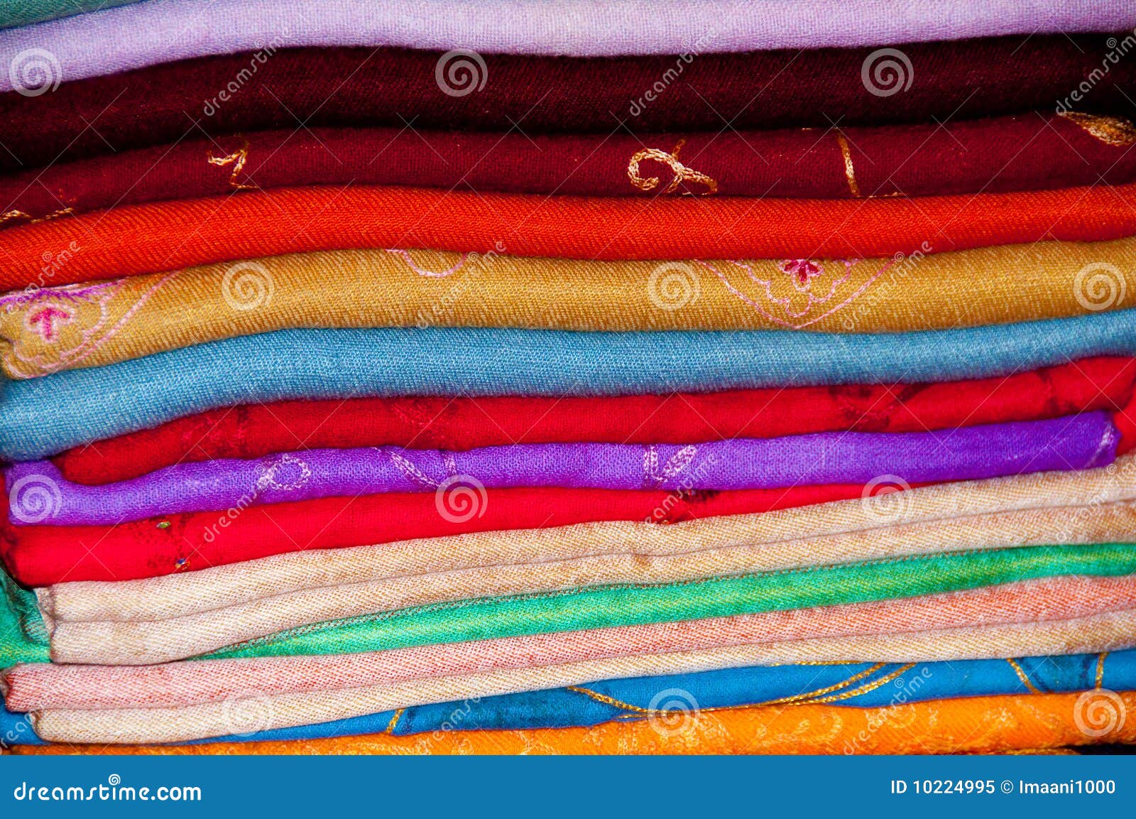 Exotic Middle Eastern Shawls Stock Image - Image of embroidered, arab ...
