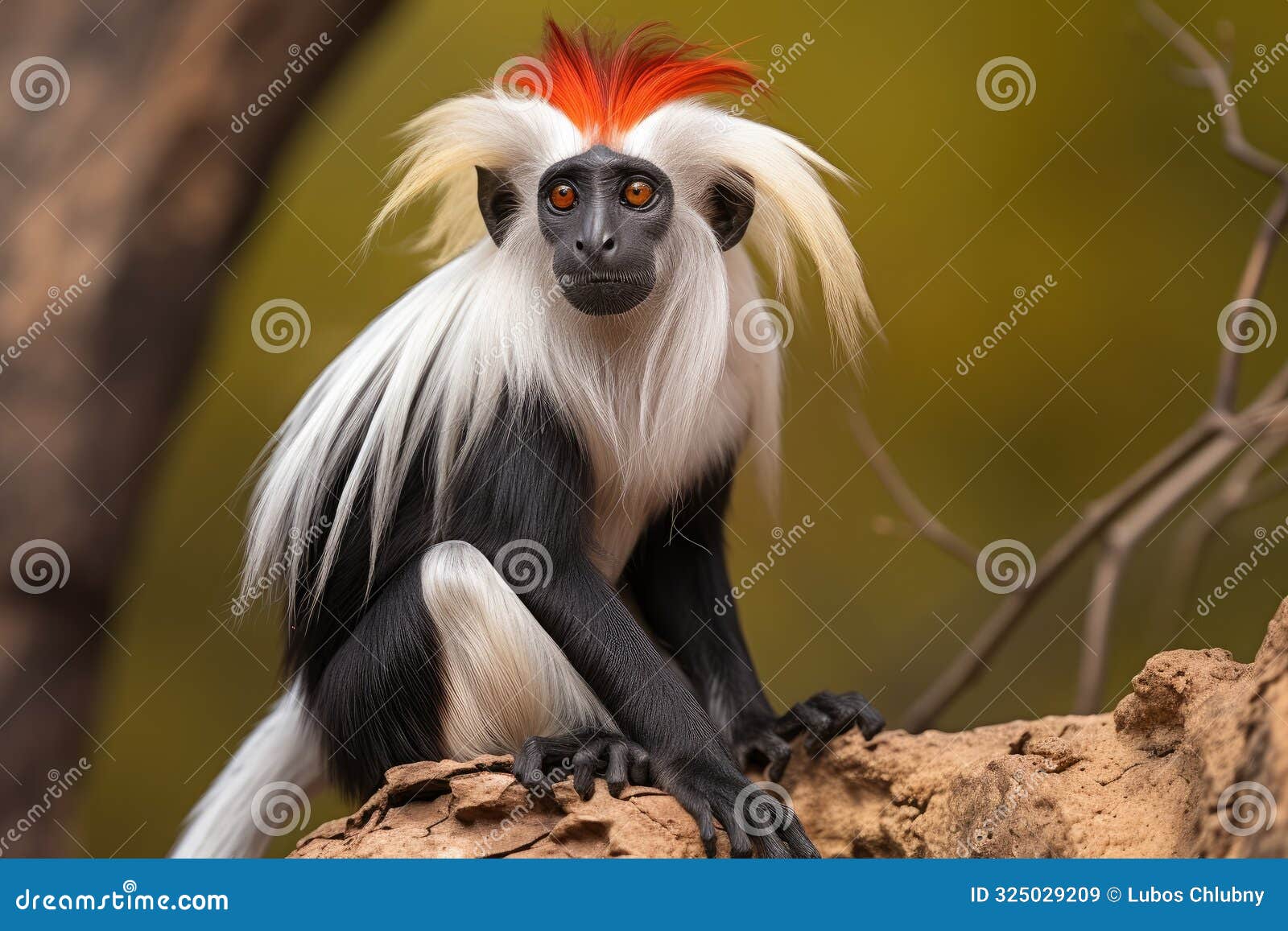 Exotic Monkey Puzzle Tree With Spiral Sharp Leaves And Prickly Canopy ...