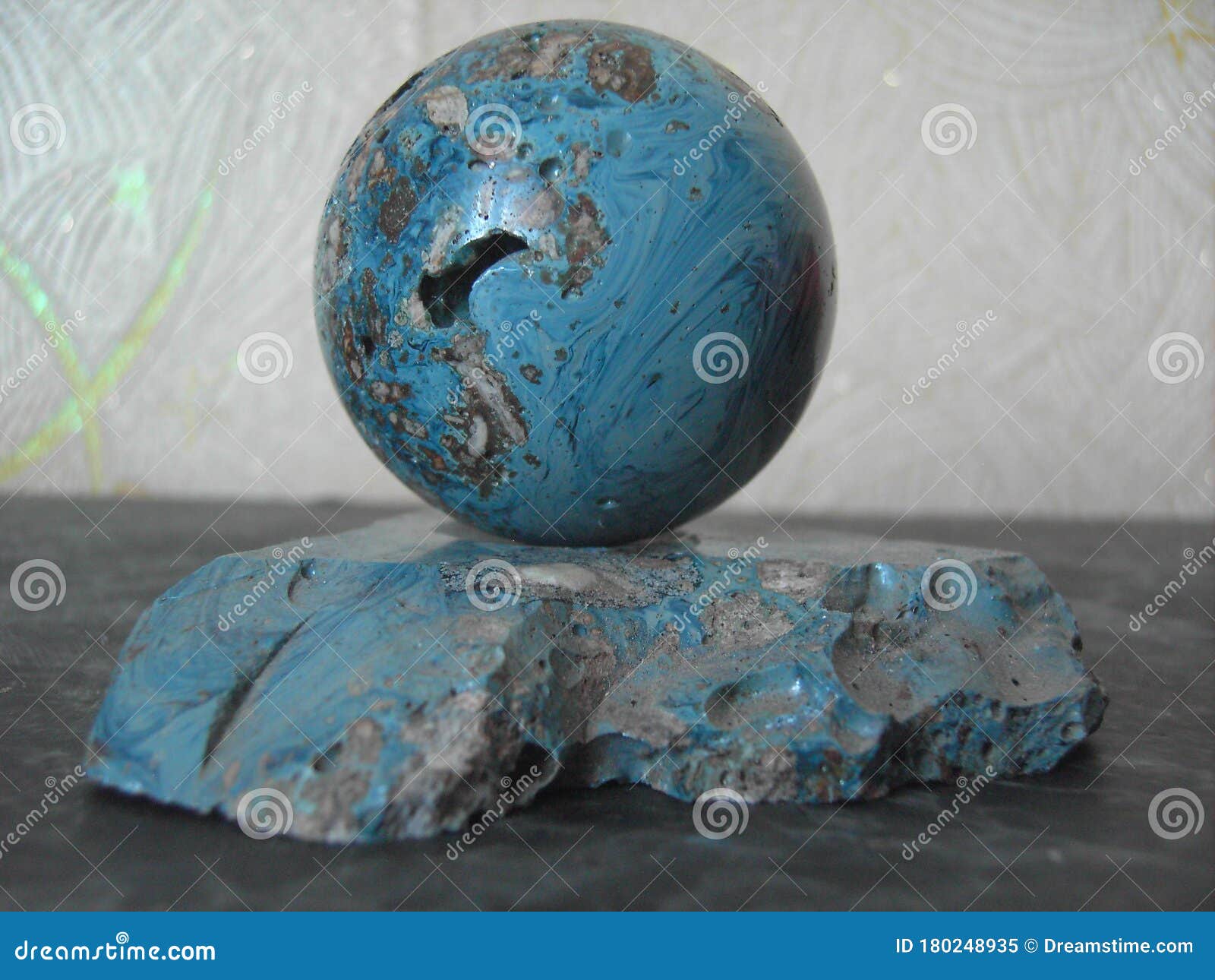 Exotic Mysterious Sphere of Unknown Stone Stock Image - Image of stone ...