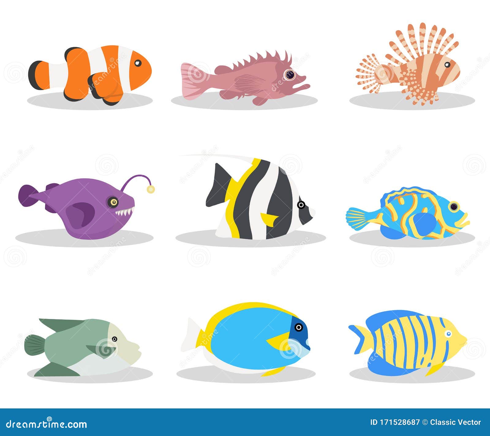 Fish Flat Vector Stock Illustrations – 79,203 Fish Flat Vector Stock ...