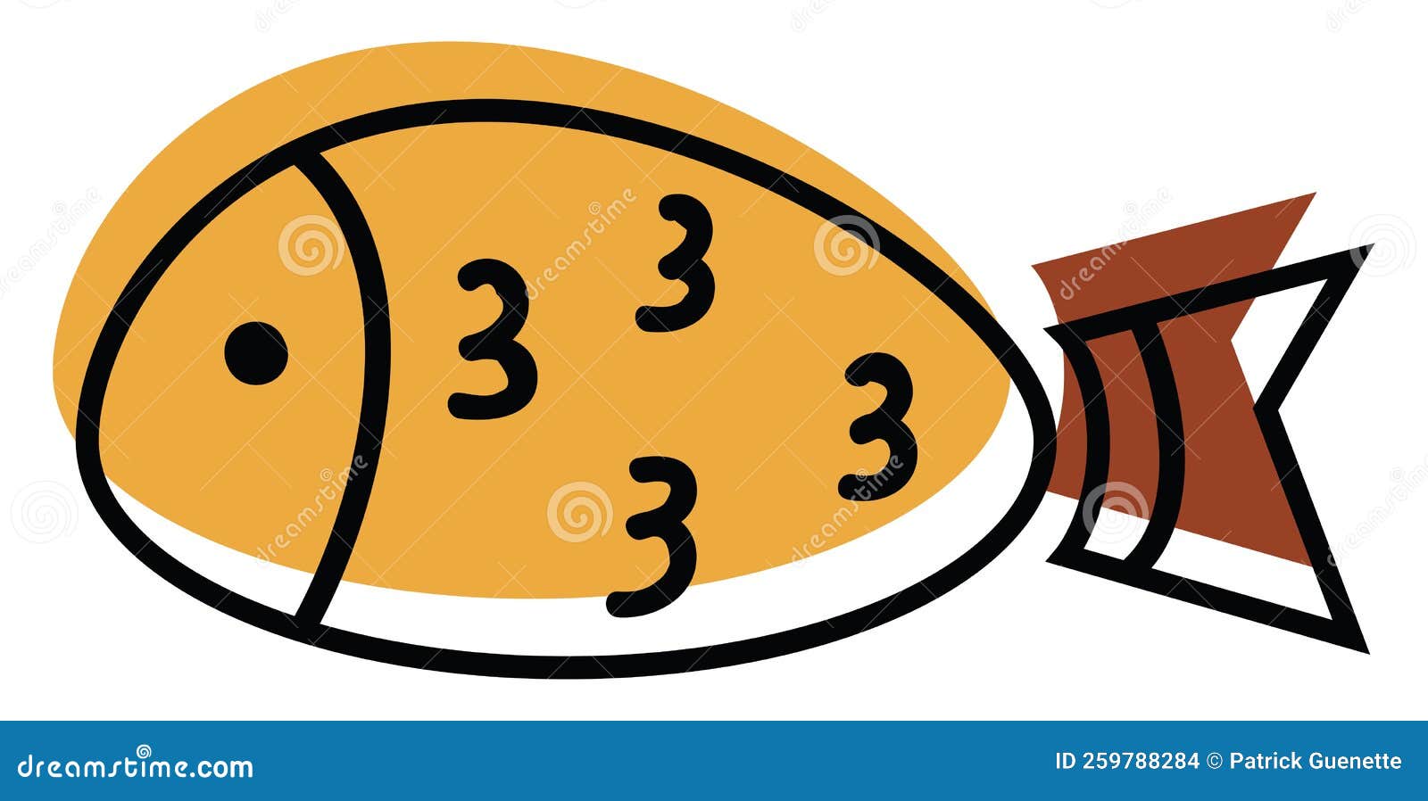 Exotic Orange Fish, Icon Icon Stock Vector - Illustration of aquatic ...