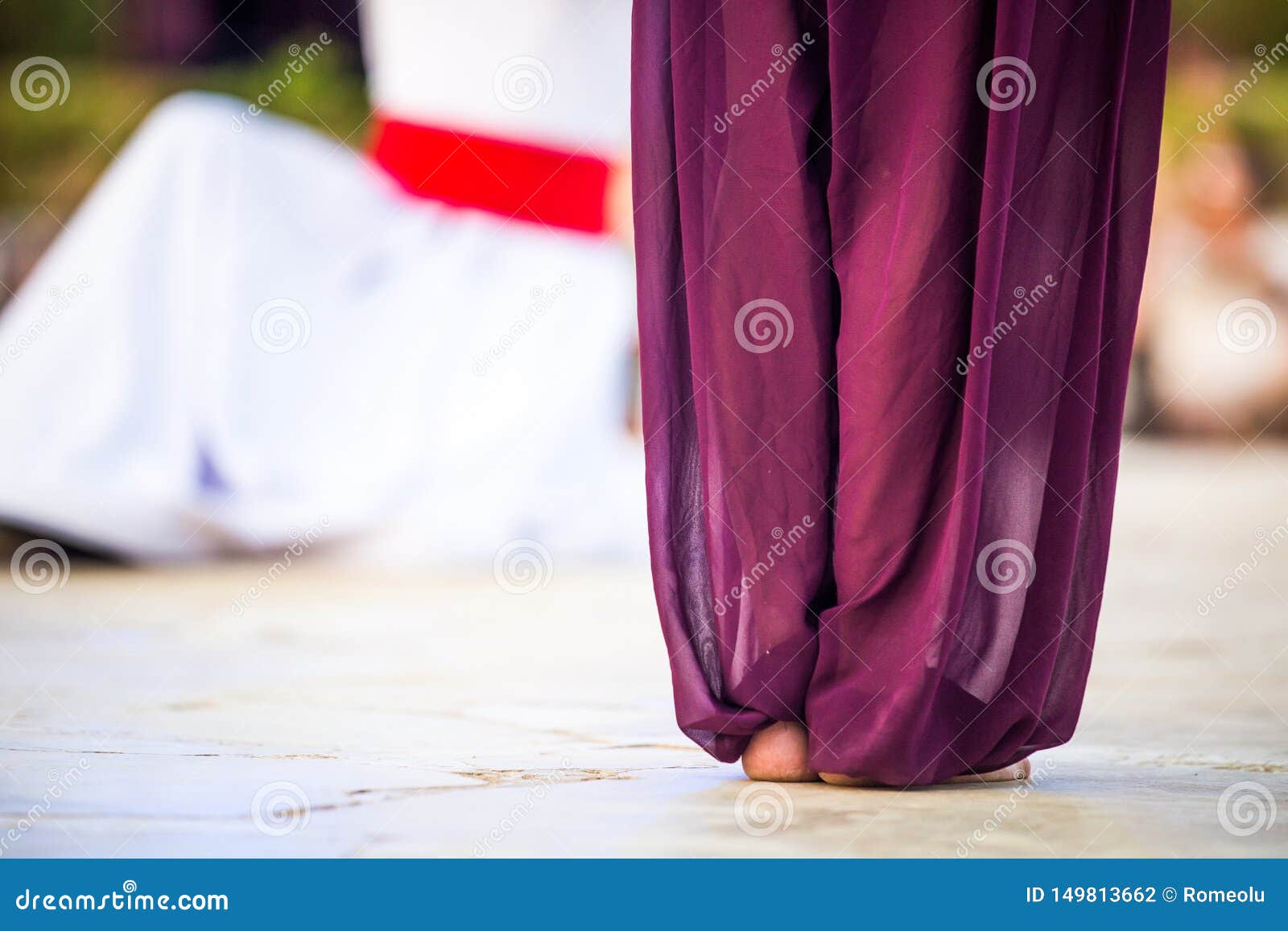 Exotic Oriental Dance Soft Movement Stock Photo - Image of attractive ...