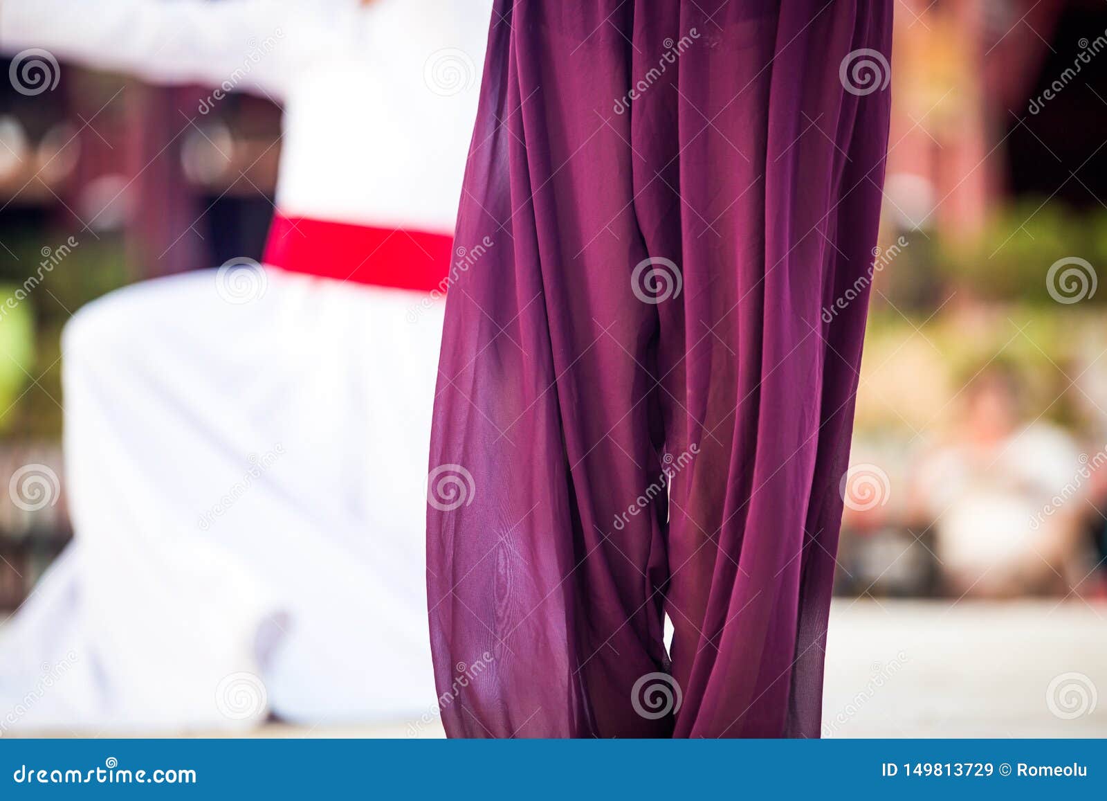 Exotic Oriental Dance Soft Movement Stock Image - Image of east ...
