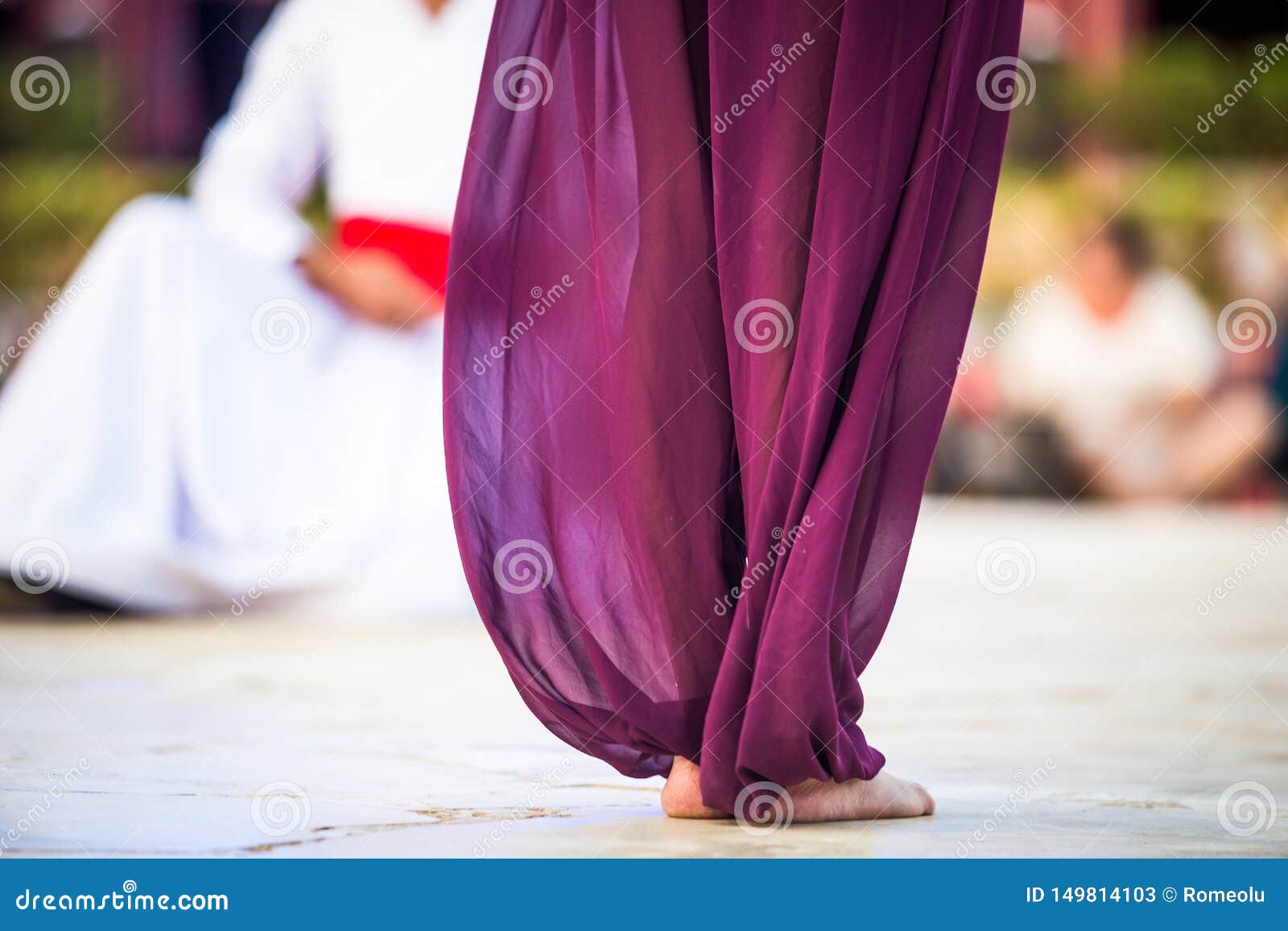 Exotic Oriental Dance Soft Movement Stock Image - Image of dancer ...