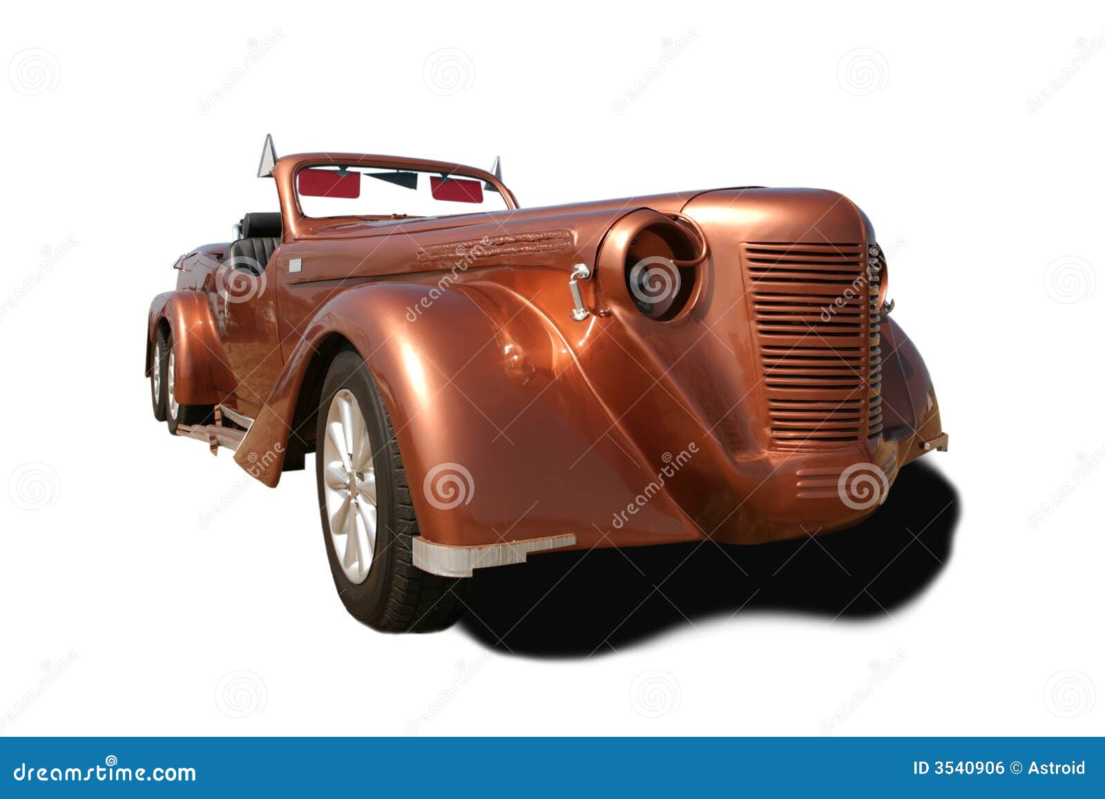 Exotic Retro Car stock photo. Image of transport, vintage - 3540906