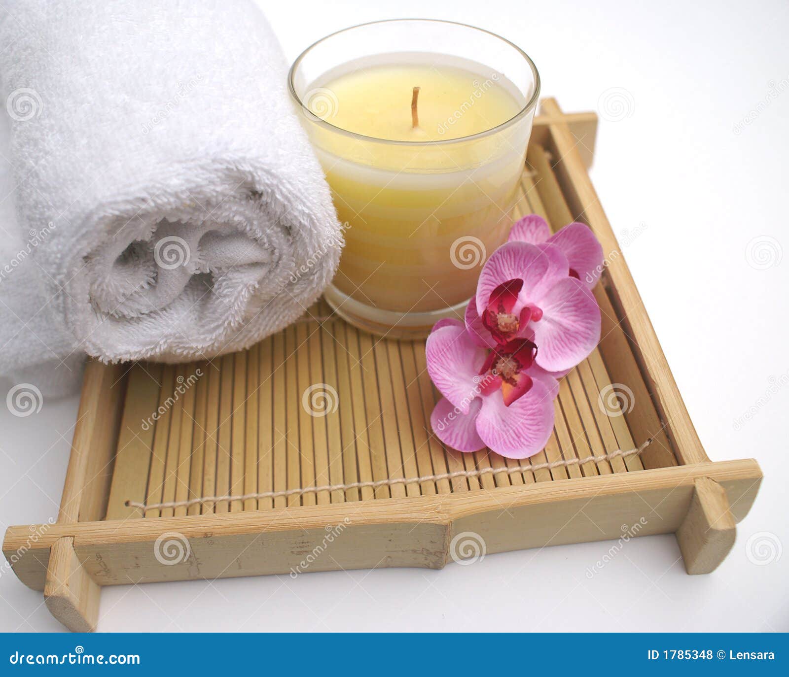 Exotic Spa Pampering stock photo. Image of bathroom, towel - 1785348