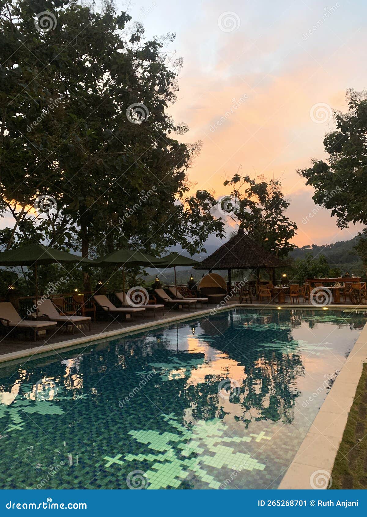 Exotic Sunset in Yogyakarta Stock Image - Image of cool, yogyakarta ...