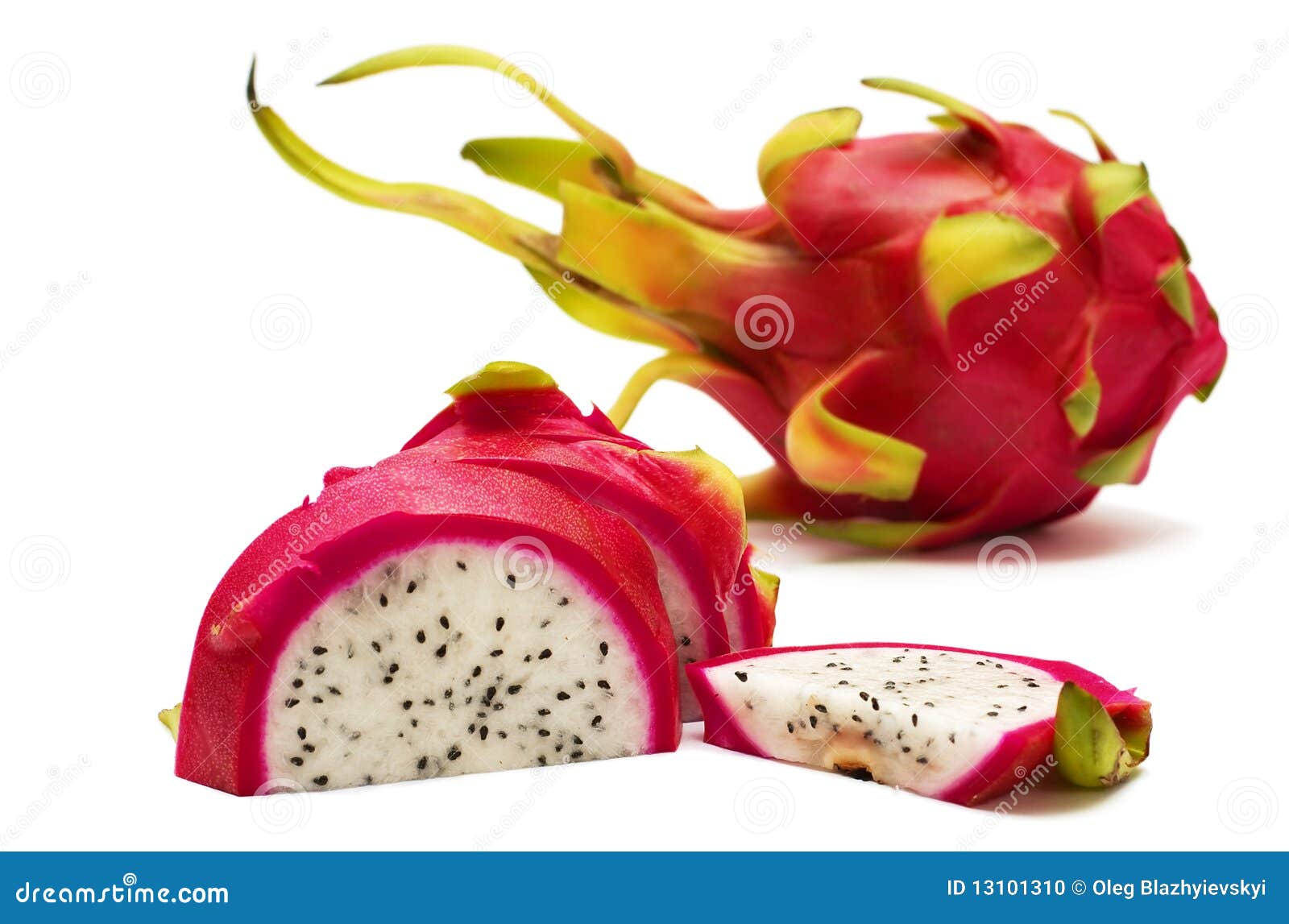 Exotic Thai Fruit. Dragon Fruit - Geow Mangon Stock Photo - Image of ...