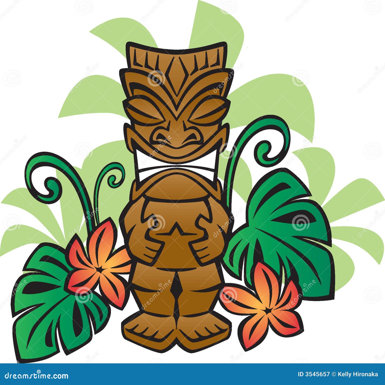 Tiki Statue Clip Art