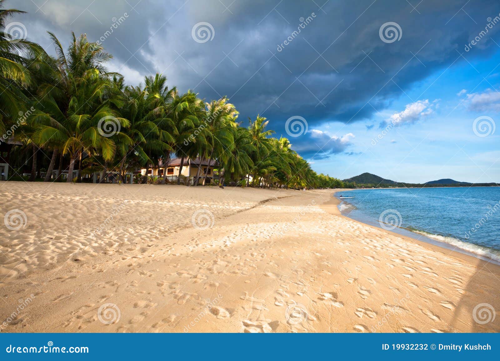 Exotic tropical beach. stock photo. Image of relax, nature - 19932232