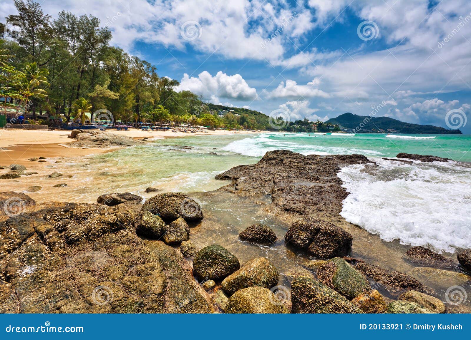 Exotic tropical beach. stock image. Image of relax, caribbean - 20133921